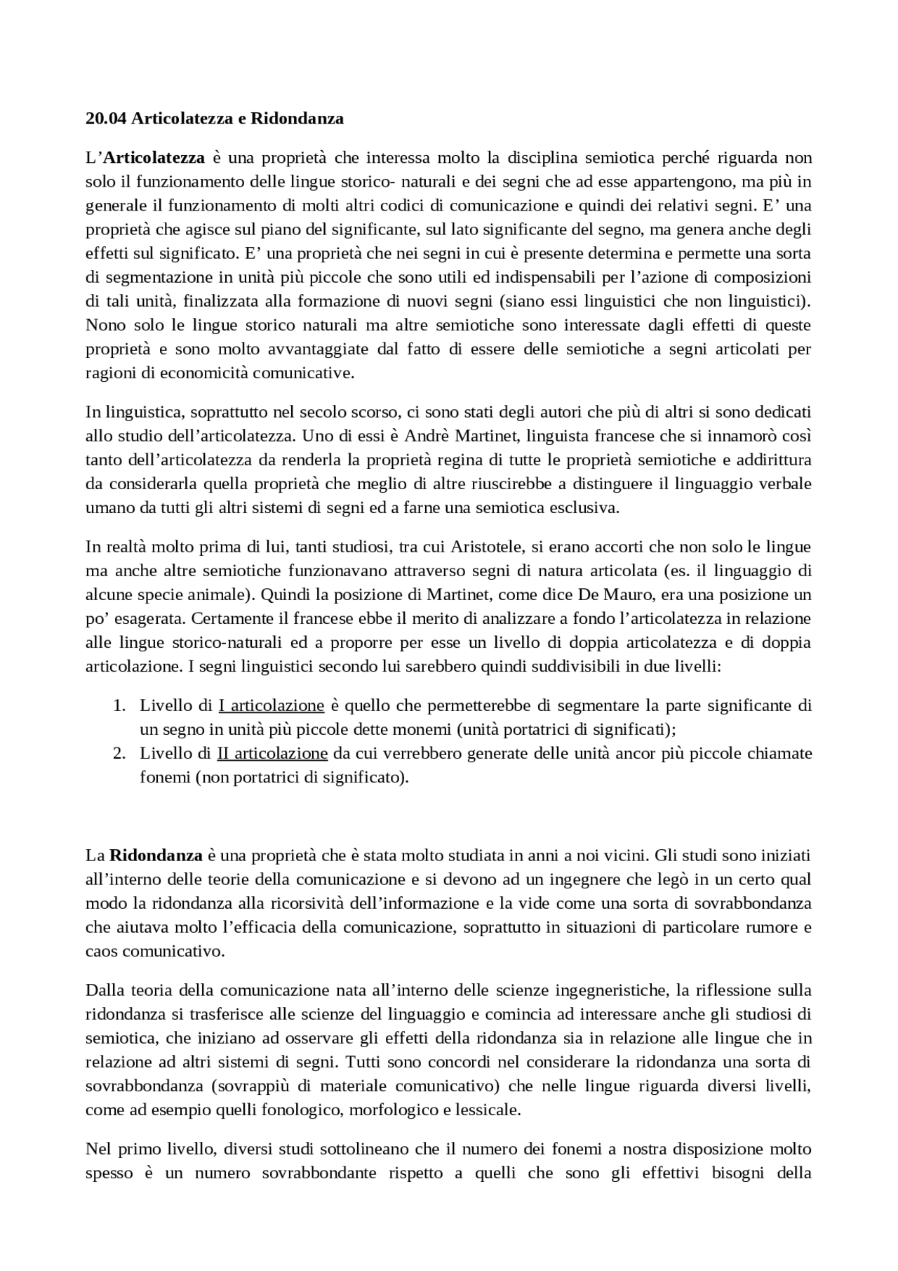 Semiotica 20192020 Uni Docsity