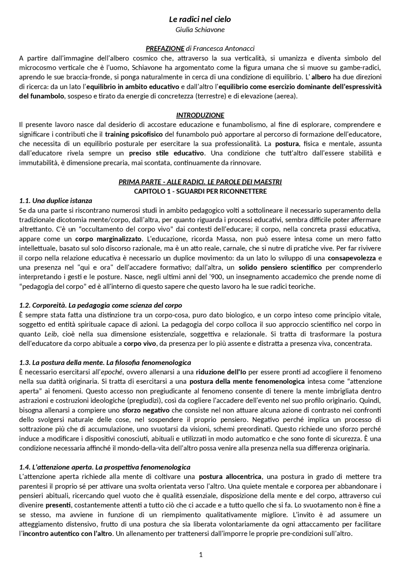 Schiavone Le Radici Nel Cielo Docsity