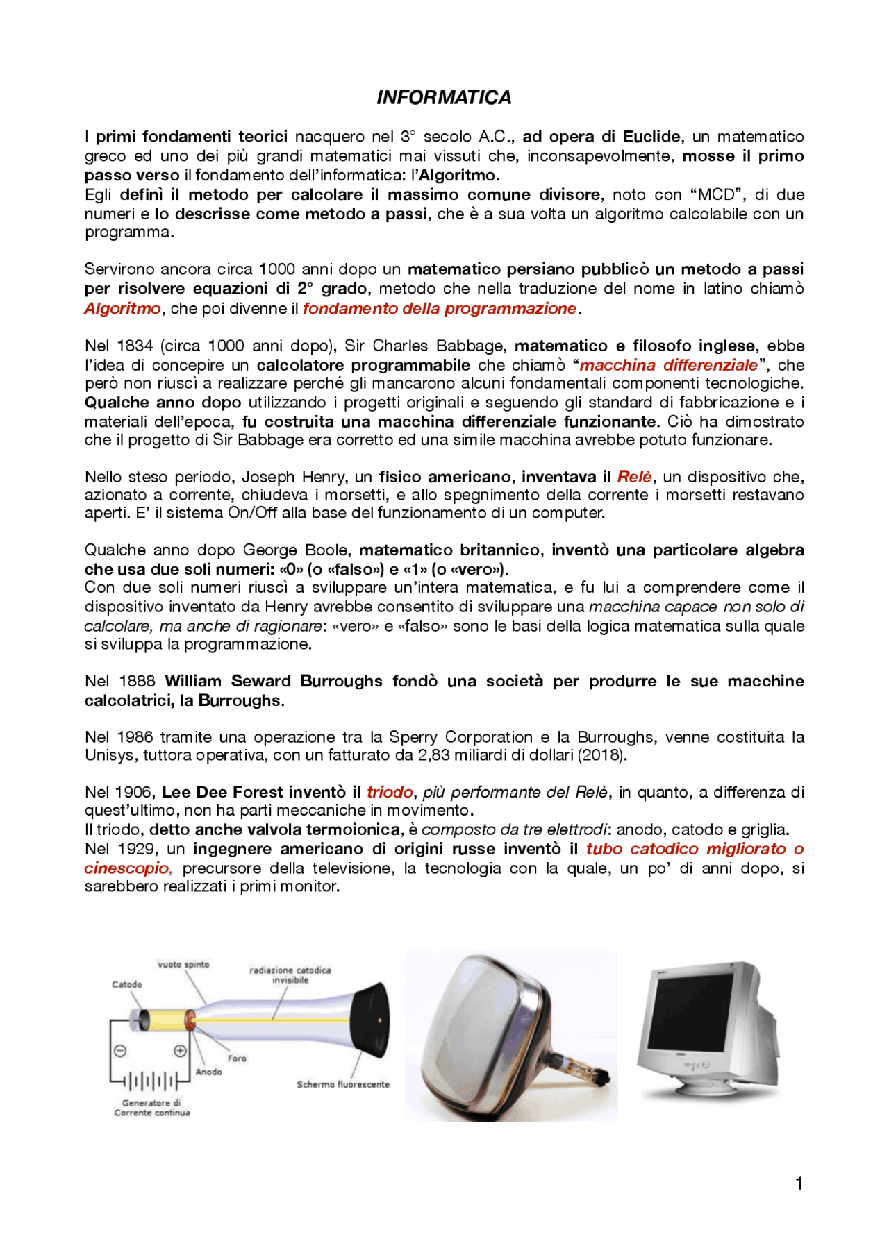 Informatica Per La Comunicazione - Docsity