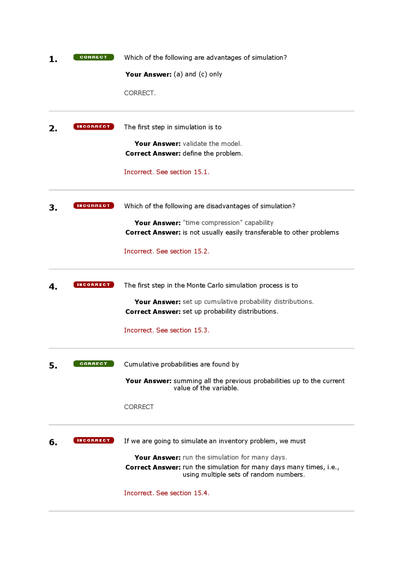 Simulation And Modeling Mcq Quizzes Mathematical Modeling And Simulation Docsity