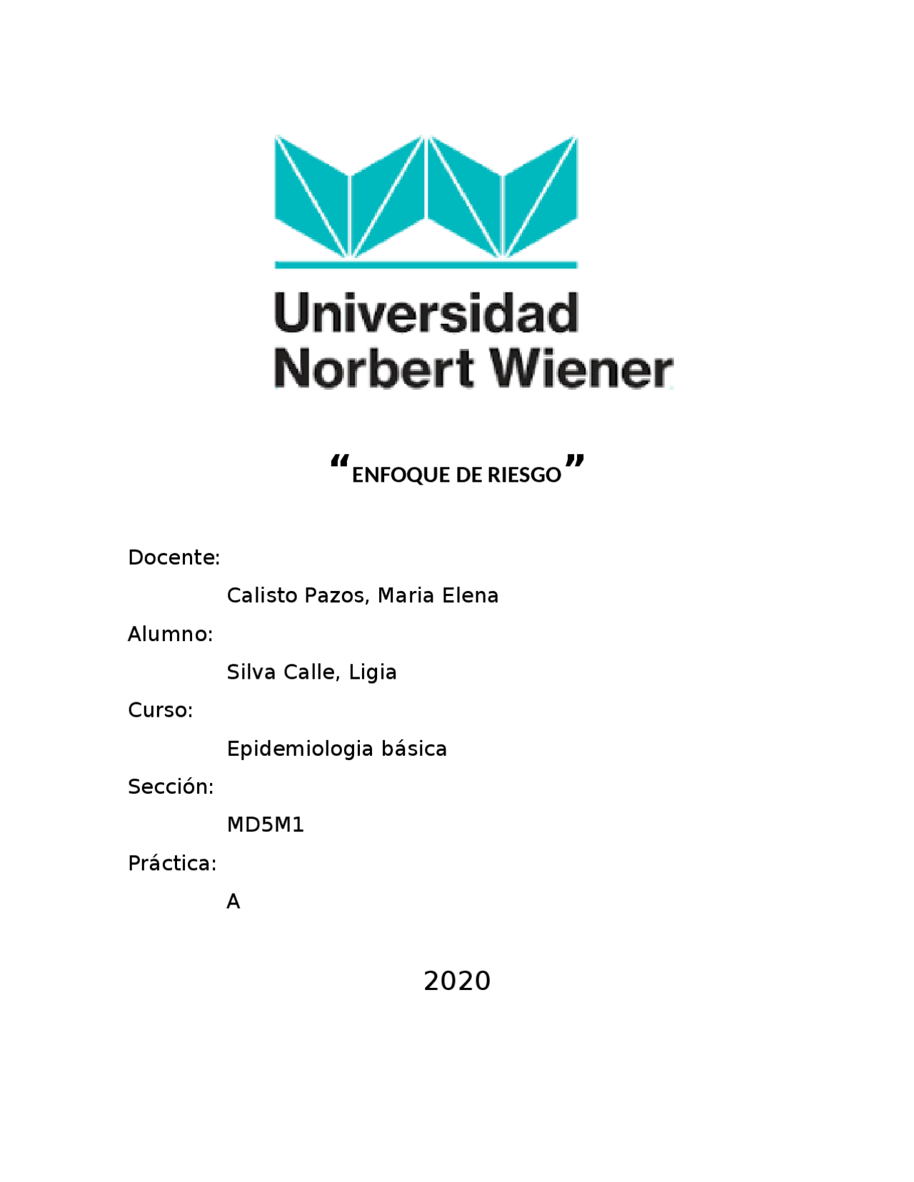 Ejercicios Epidemiologia Docsity