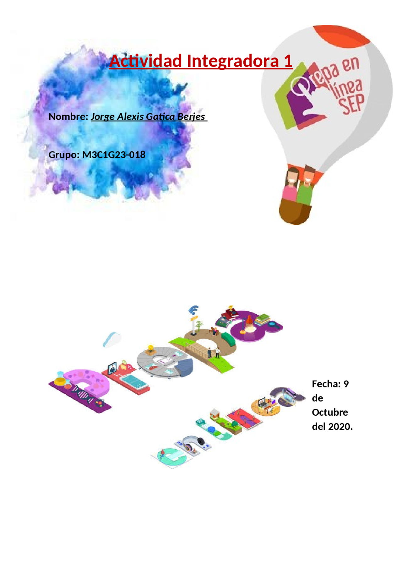 Actividad integradora 1 Módulo 3 - Docsity