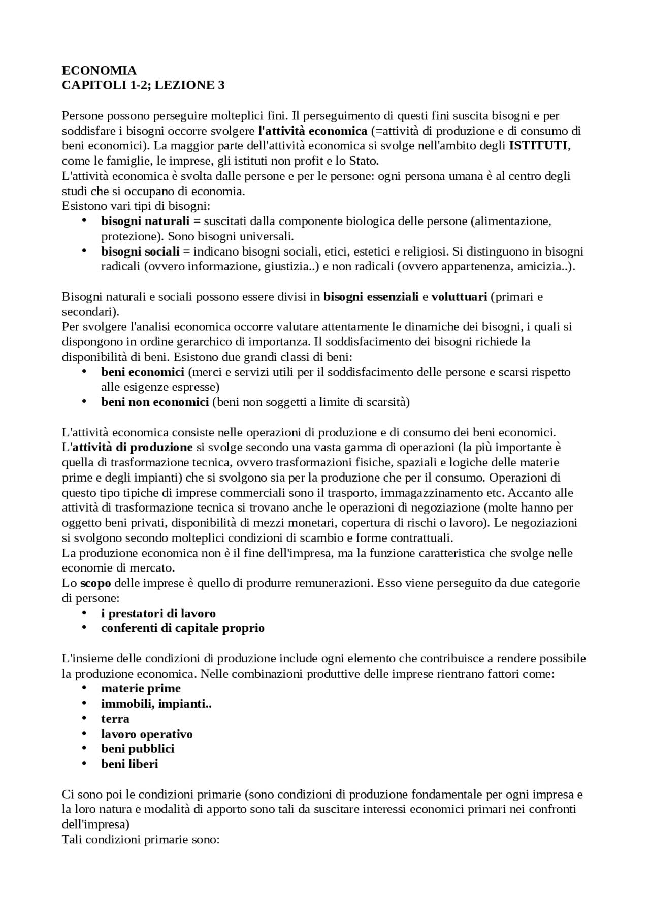 Riassunti Completi Capitoli Libro Docsity