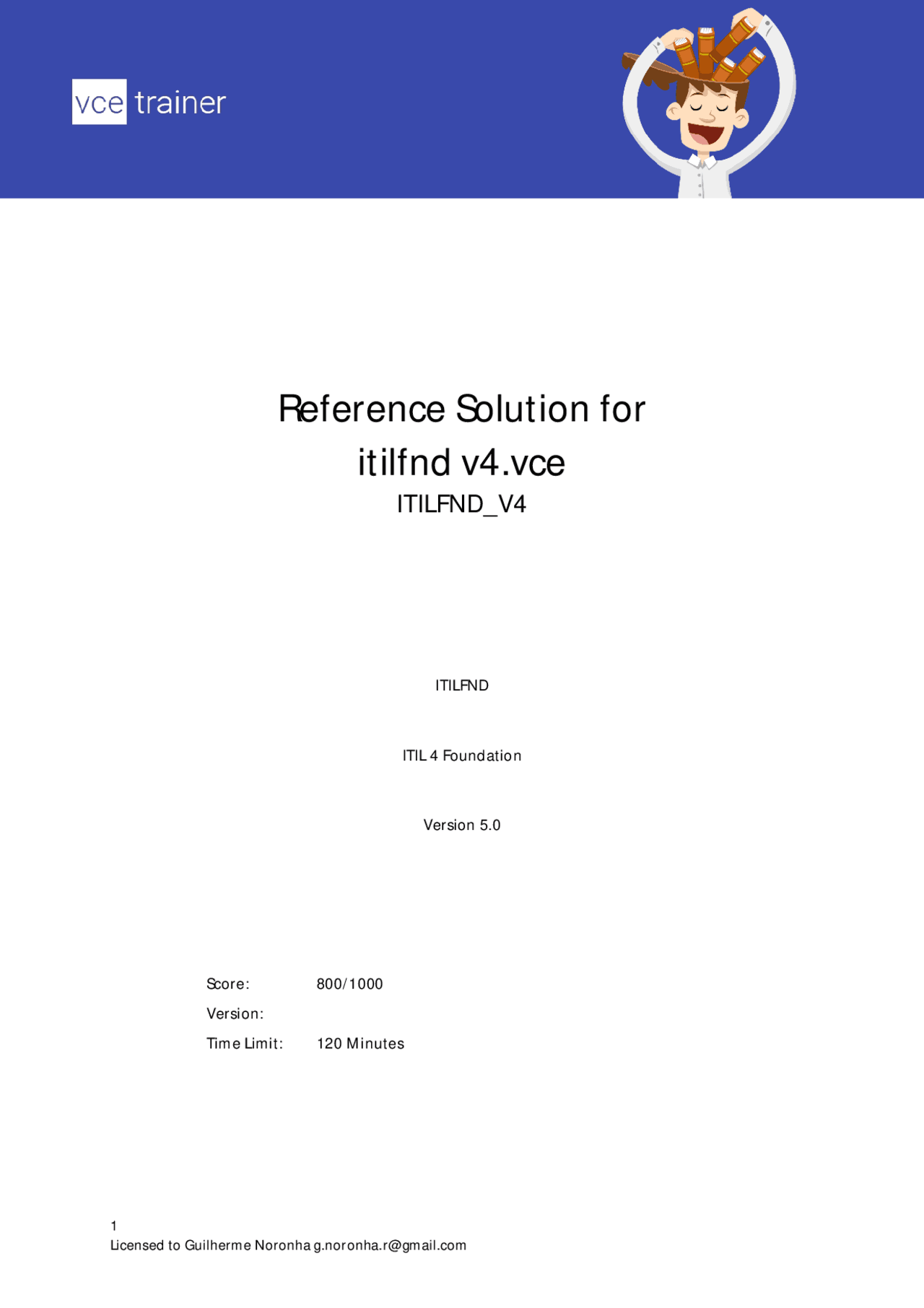 ITIL_V4_FOUNDATION - VCES - Docsity