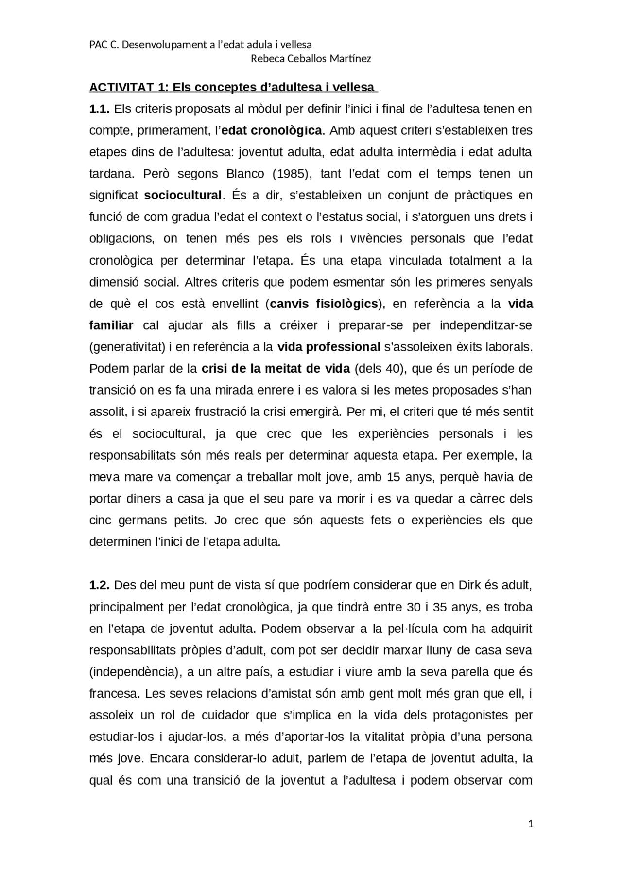 Pac 3 Psicologia Del Desenvolupament Docsity