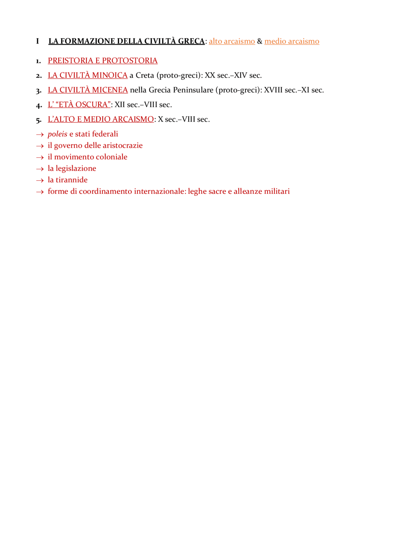 Manuale Di Storia Greca Cinzia Bearzot Cap 1 Docsity