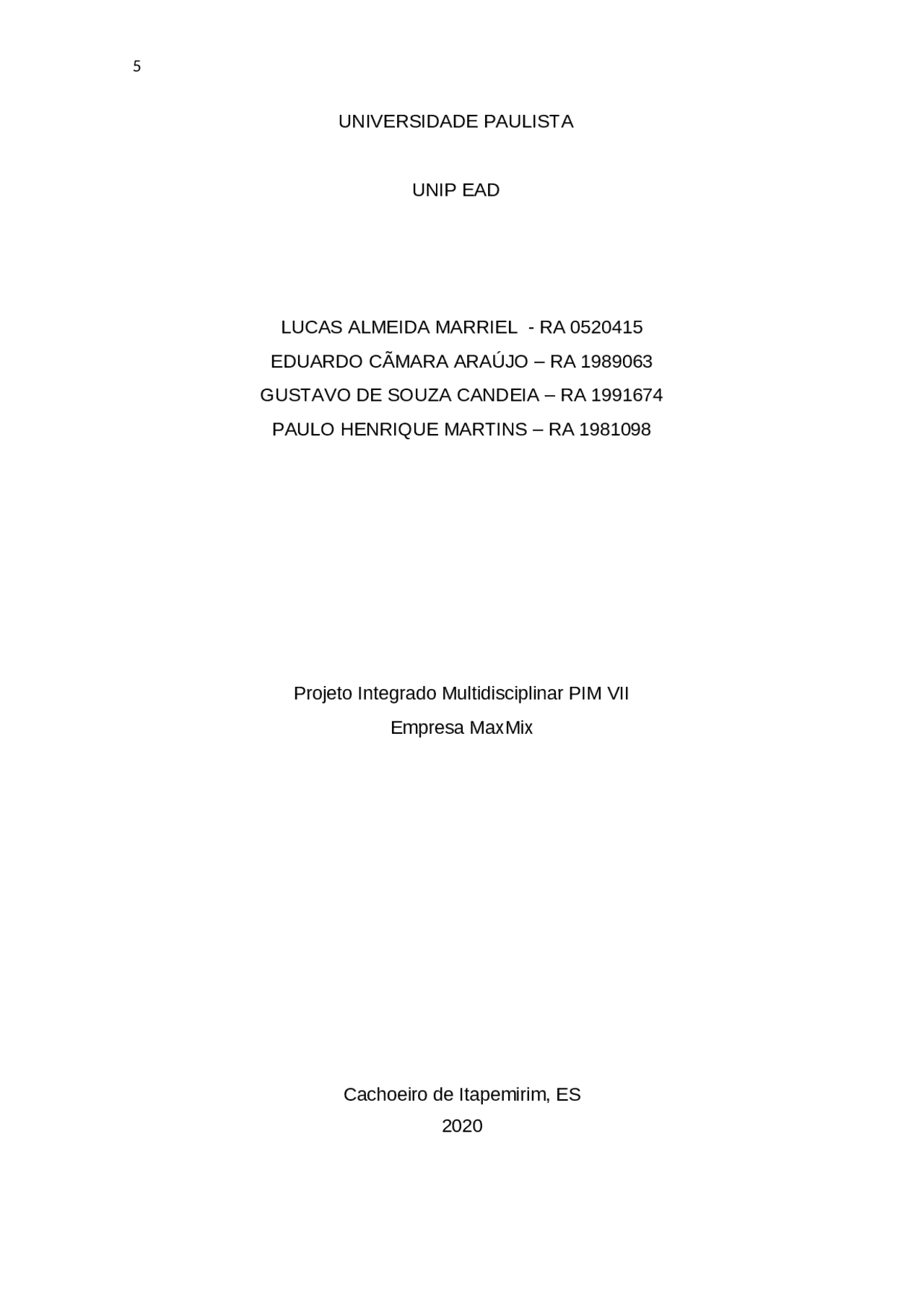 Pim Gestão Comercial Vii Trabalhos Gestão Empresarial Docsity