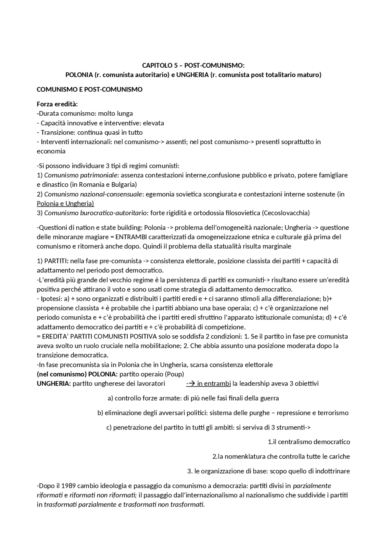 Riassunto Cap 2 Libro Tra Vecchio E Nuovo Regime Docsity