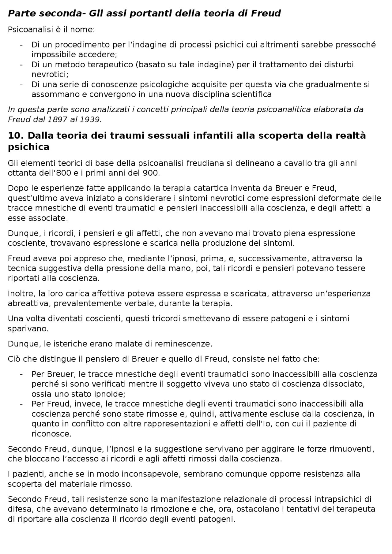 La Costruzione Di Un Sapere Docsity