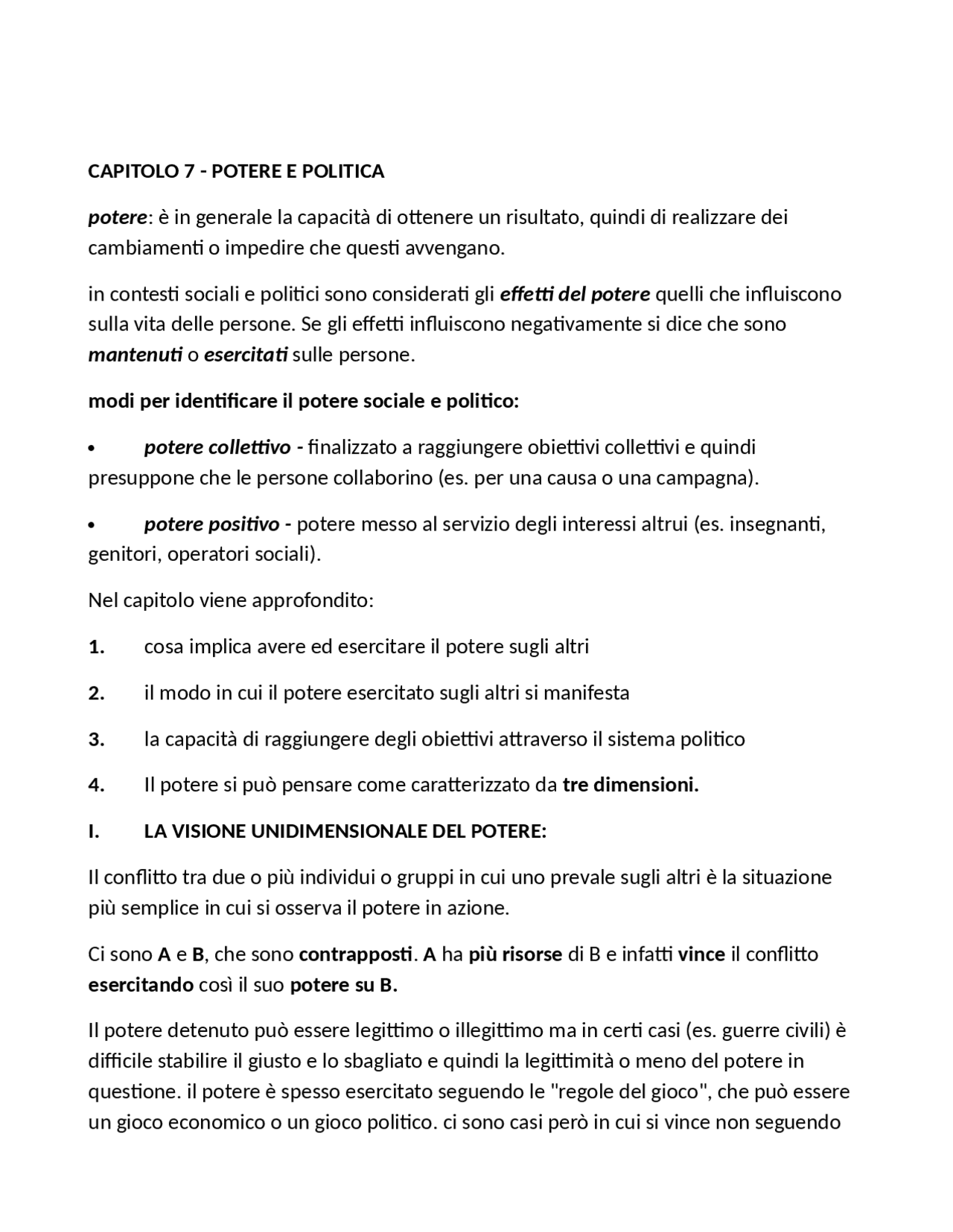 Riassunto capitolo 7 del libro "progetto sociologia - guida all ...