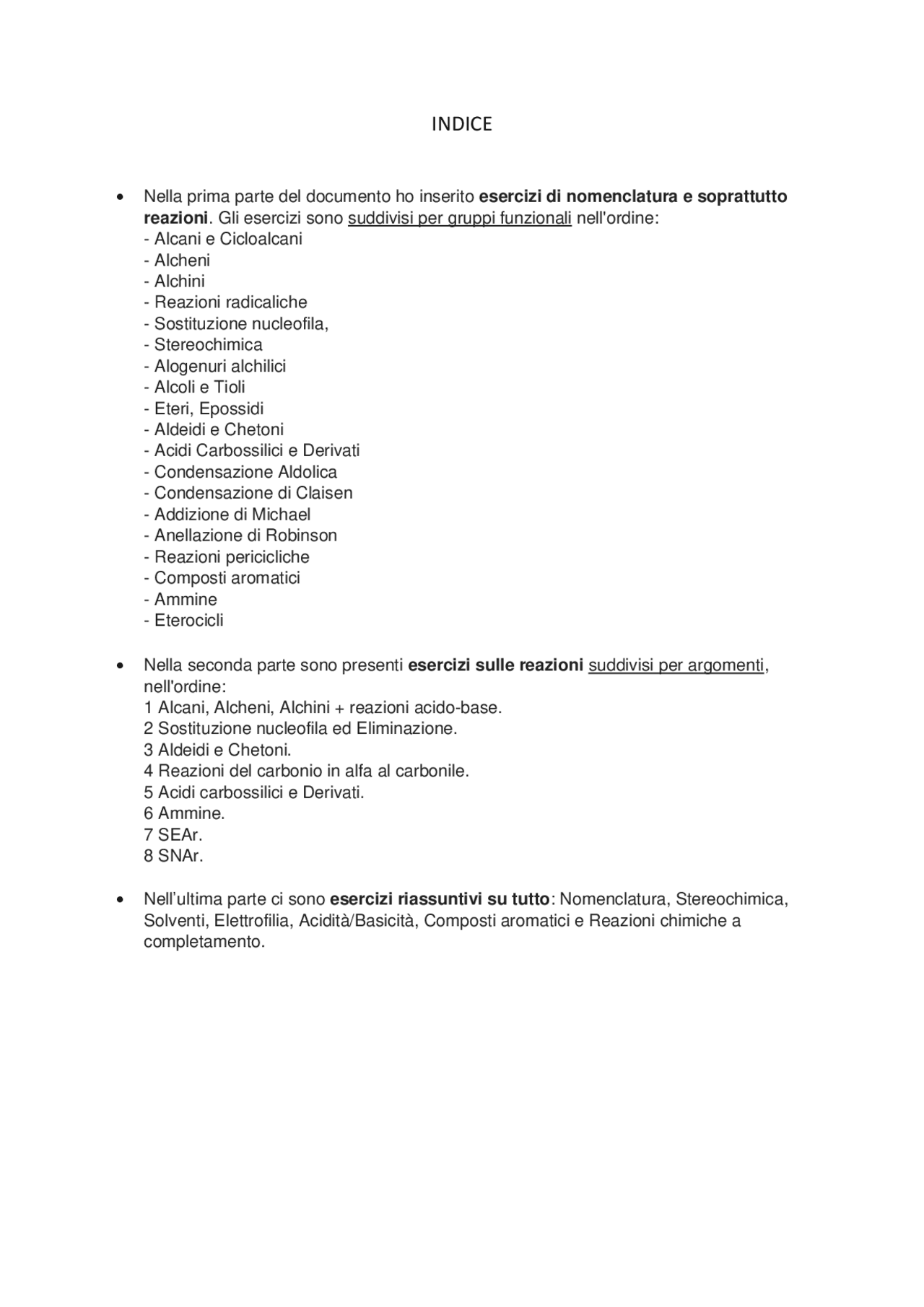 Esercizi Di Chimica Organica Docsity
