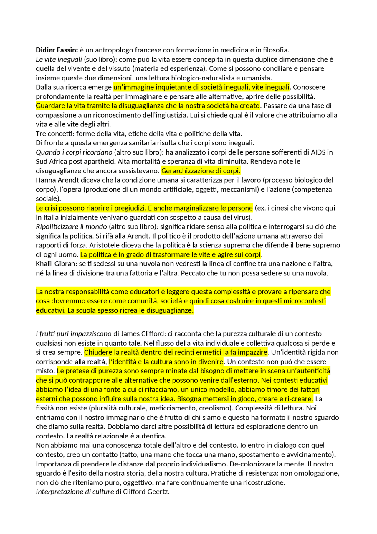 Appunti Di Migrazioni Transnazionali Docsity