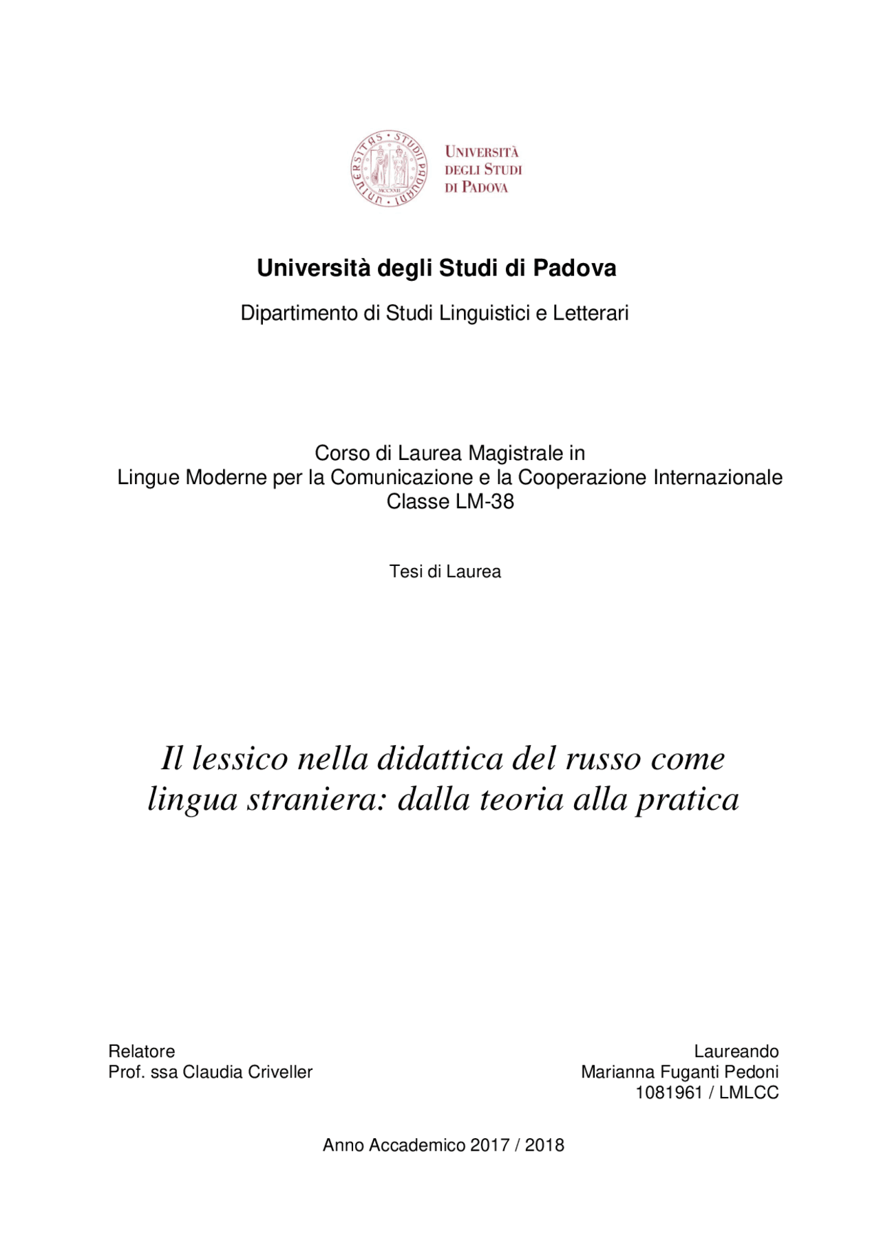 Introduzione Alla Lingua Russa Docsity