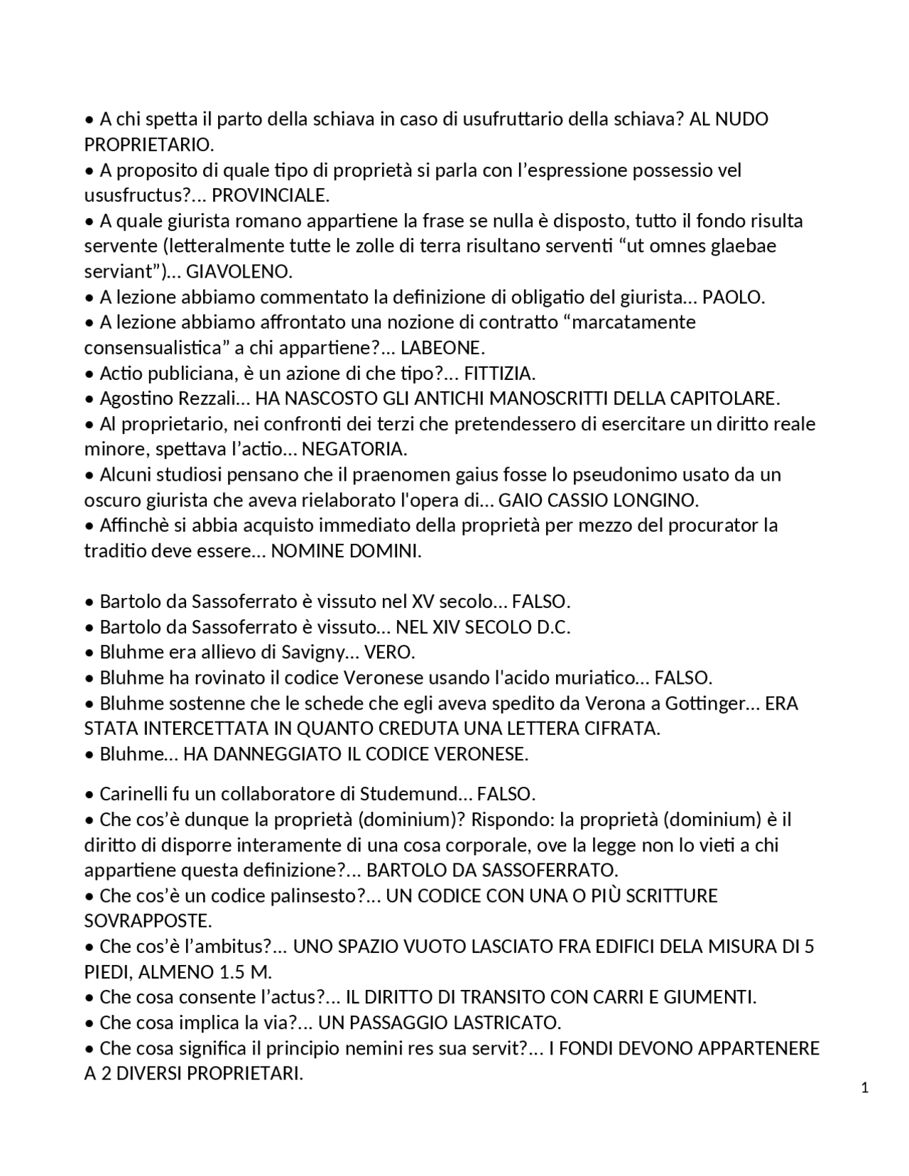 Test Istituzioni Di Diritto Romano Dispense Di Istituzioni Di Diritto