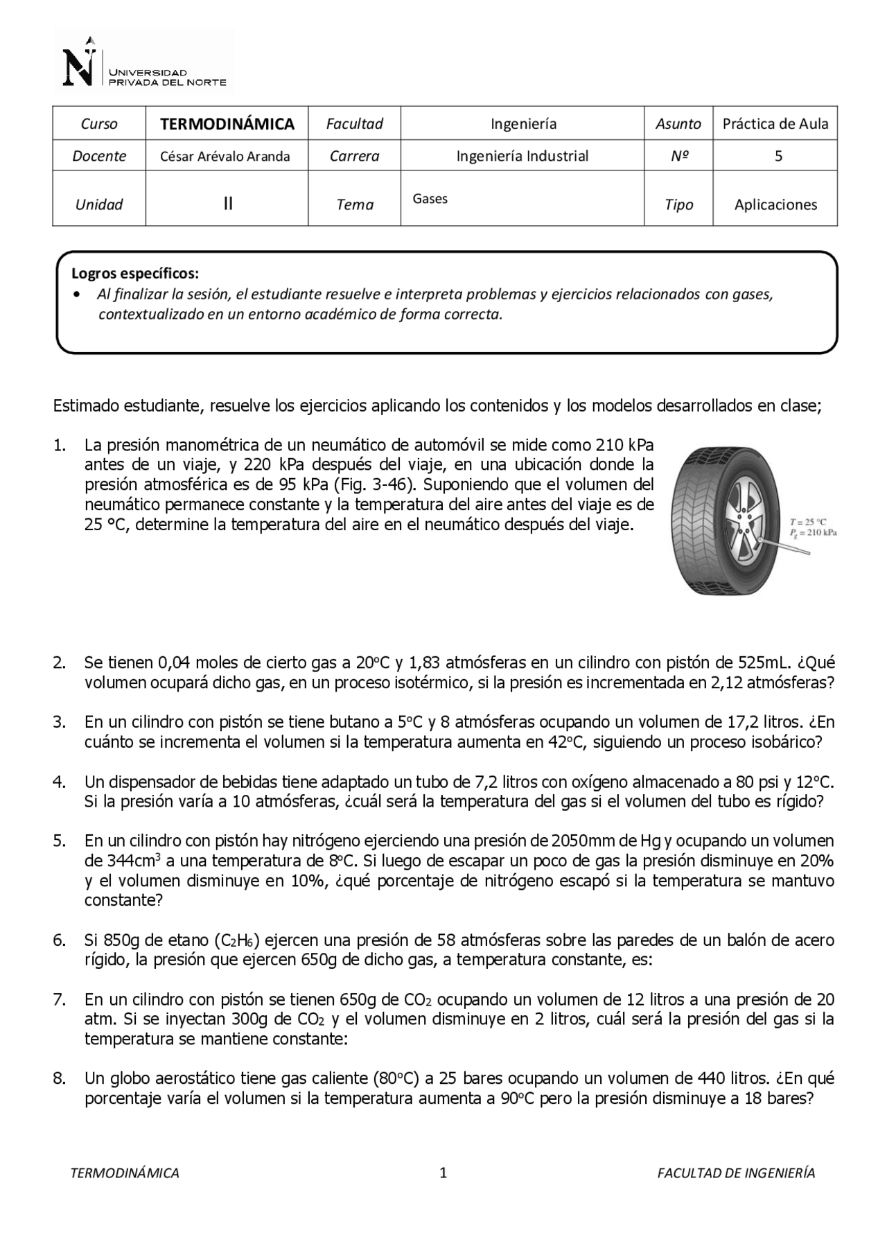 Practica De Aula Termodinámica Docsity