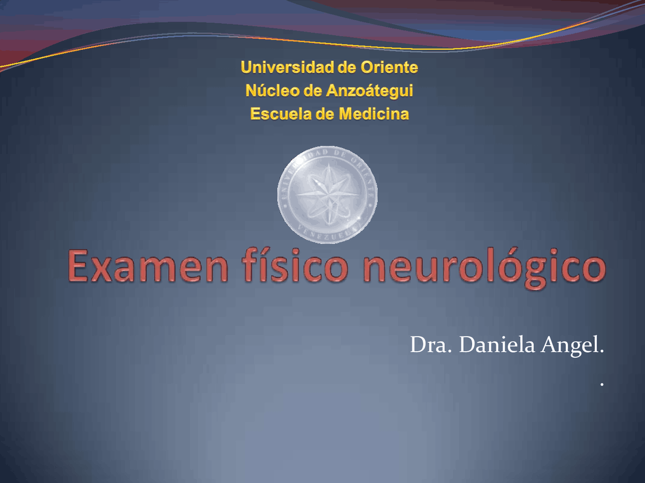 Examen Neurológico Sintesi Del Corso Di Neurologia Docsity
