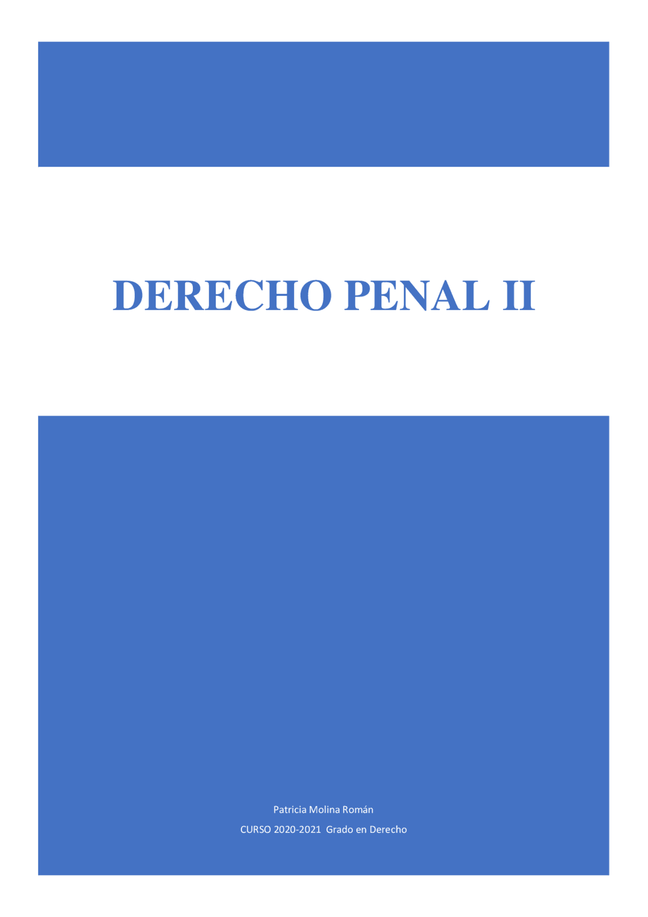 Apuntes Derecho Penal Ii Docsity