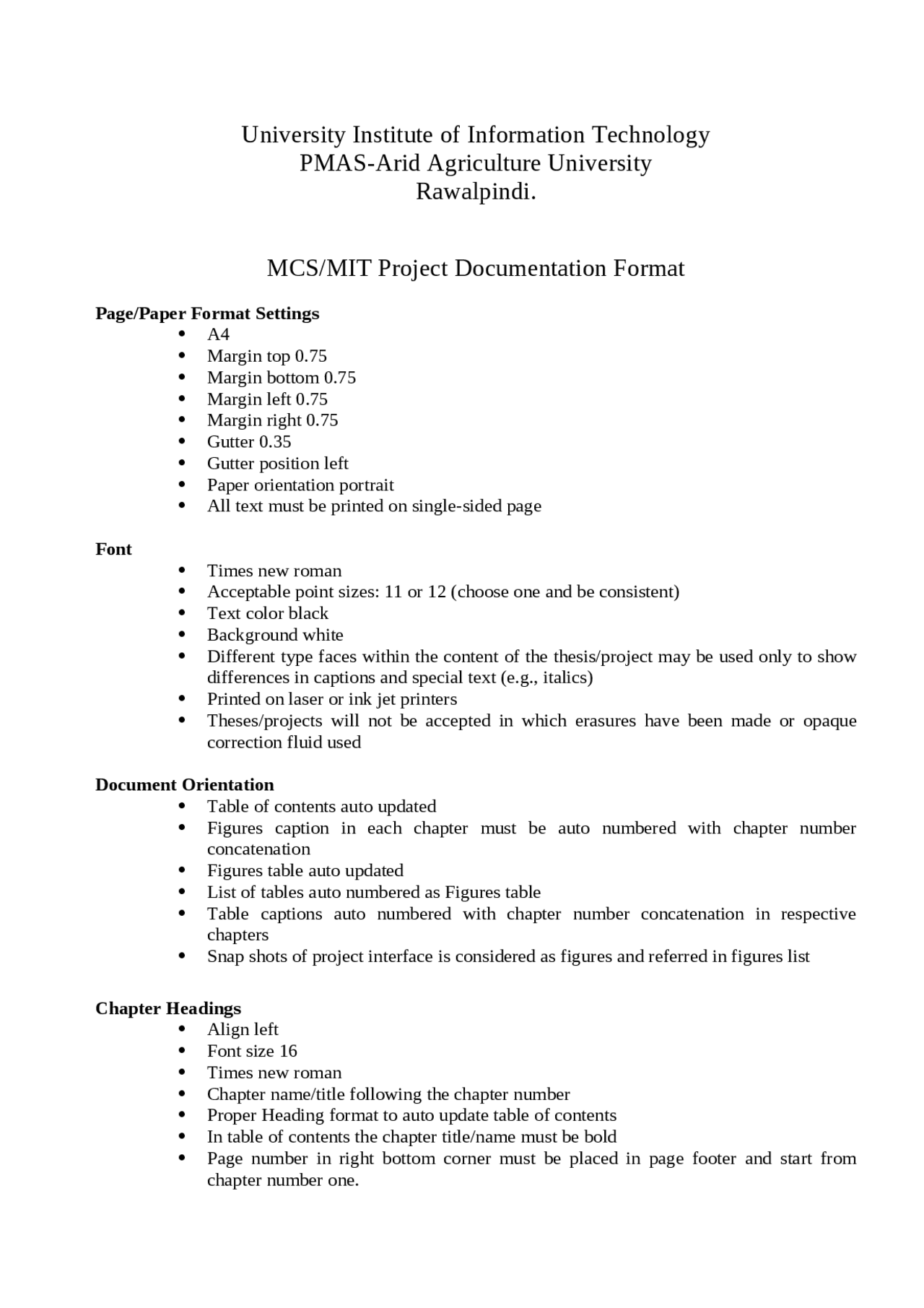 (Project Doc. Format)_(MCS)_(Morning)_(A) | Lab Reports Web Application Development | Docsity