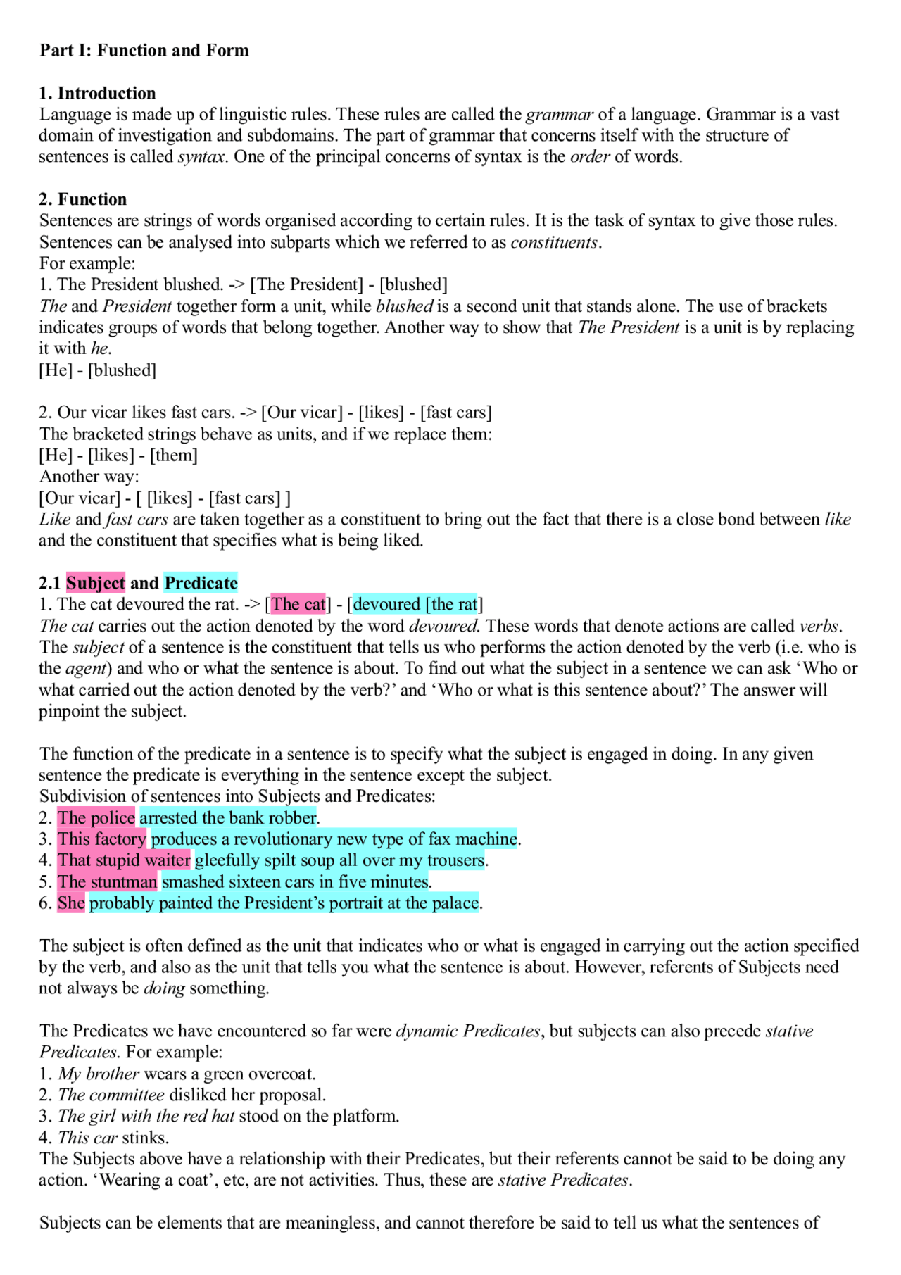 English Syntax and Argumentation | Apuntes de Morfología y Sintaxis ...