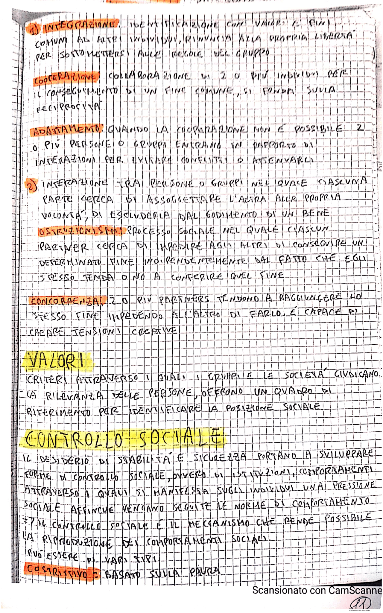 Sociologia Parte Undici Docsity