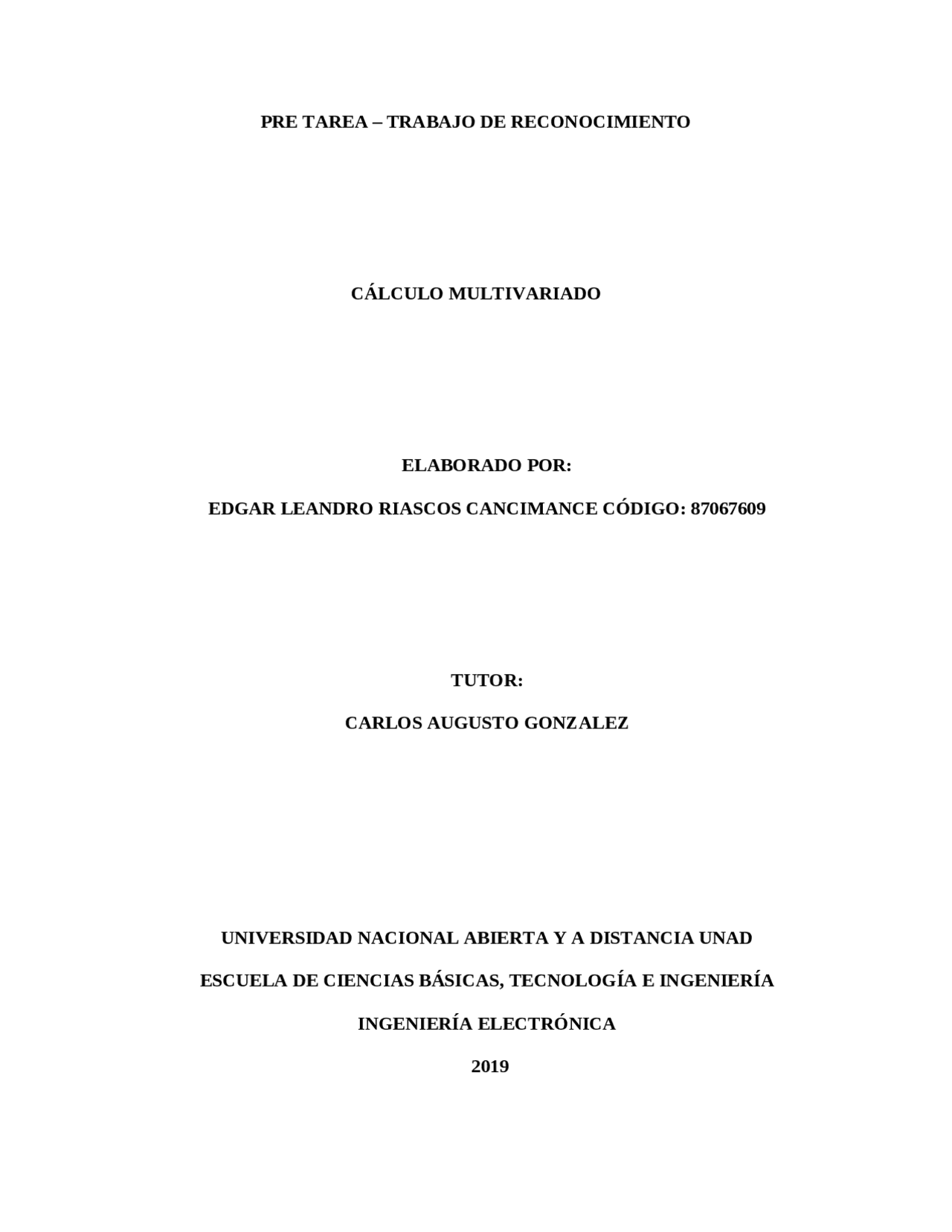 Calculo Multivariado Docsity