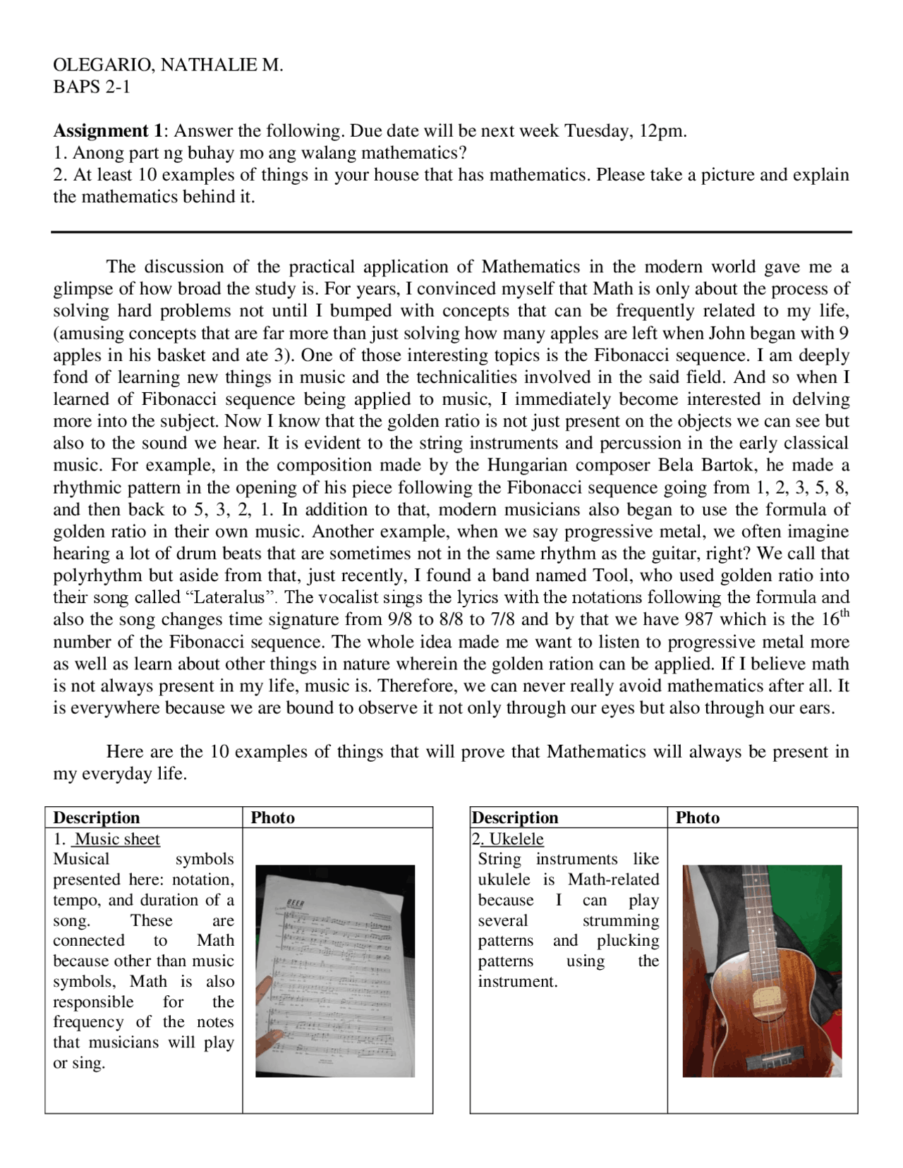 Mathematics In Everyday Life Docsity