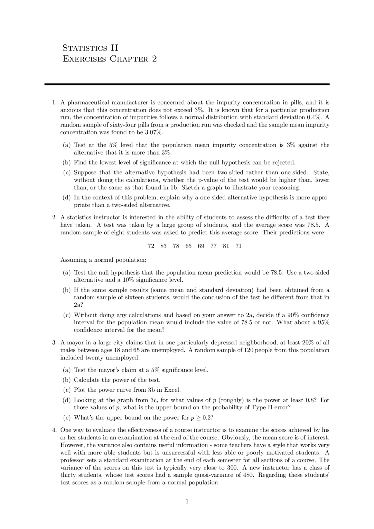 Estadistica II Chapter 2 - Docsity