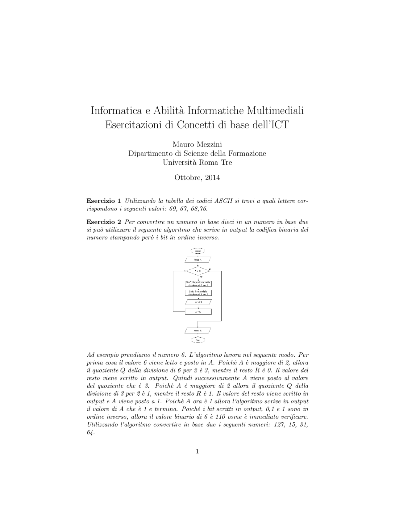 Informatica Di Base Docsity
