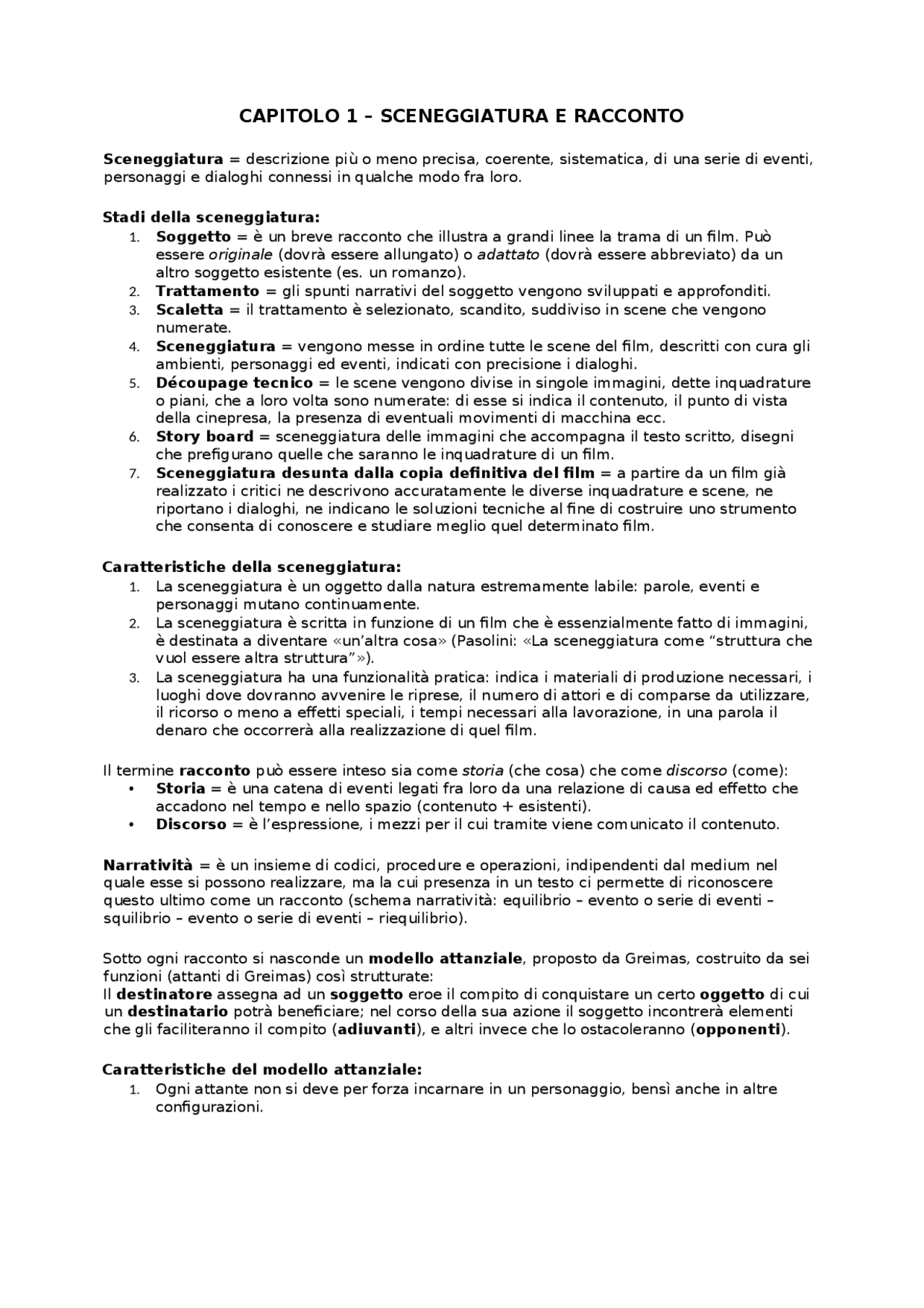 Il Manuale Del Film Docsity