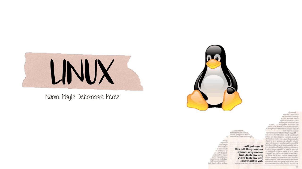 Sistema operativo: Linux | Diapositivas de Tecnologías de la Información y la Comunicación | Docsity