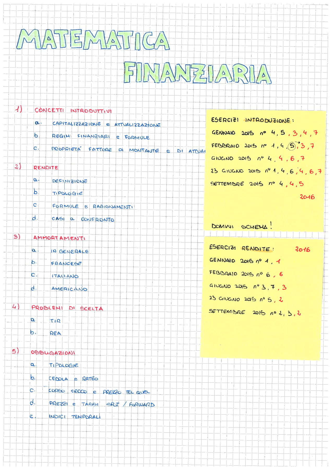 Dispense Matematica Finanziaria E Attuariale Docsity