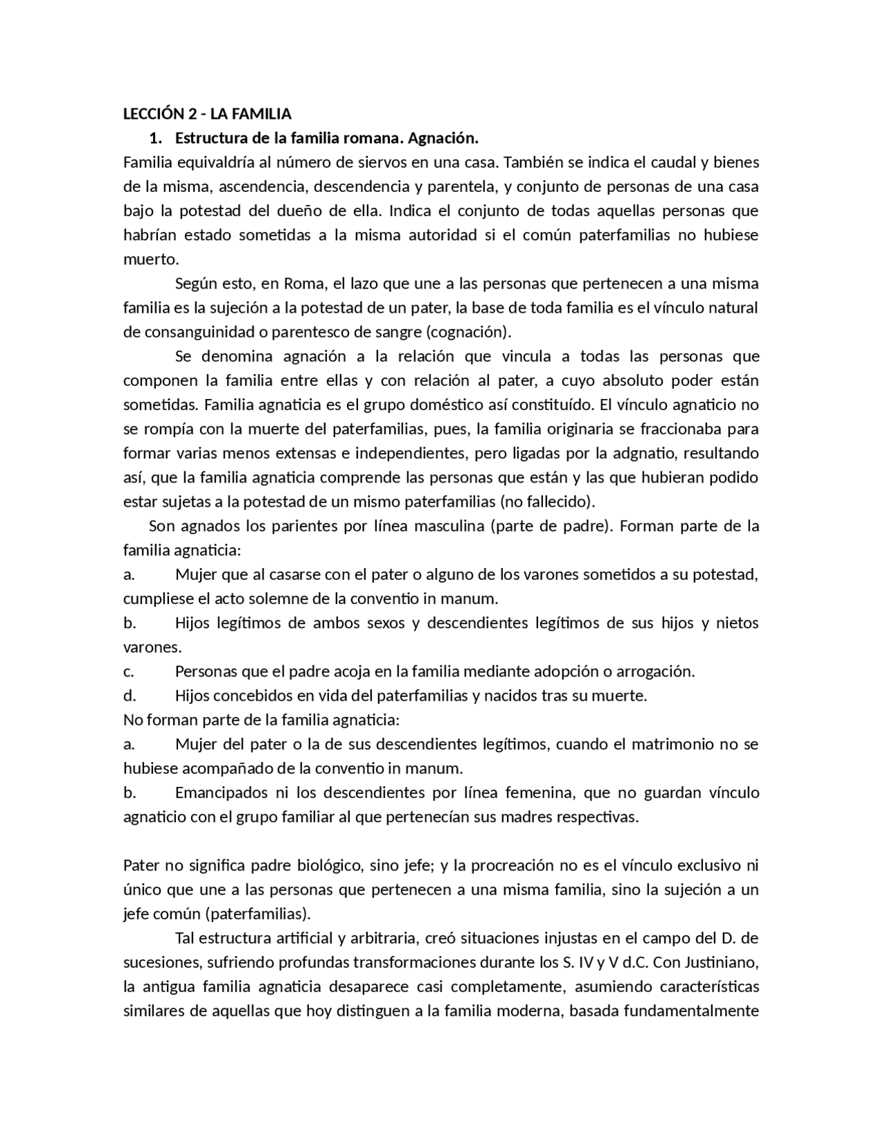 La Estructura y Tipos de Familia en la Antigua Roma: Agnación y ...