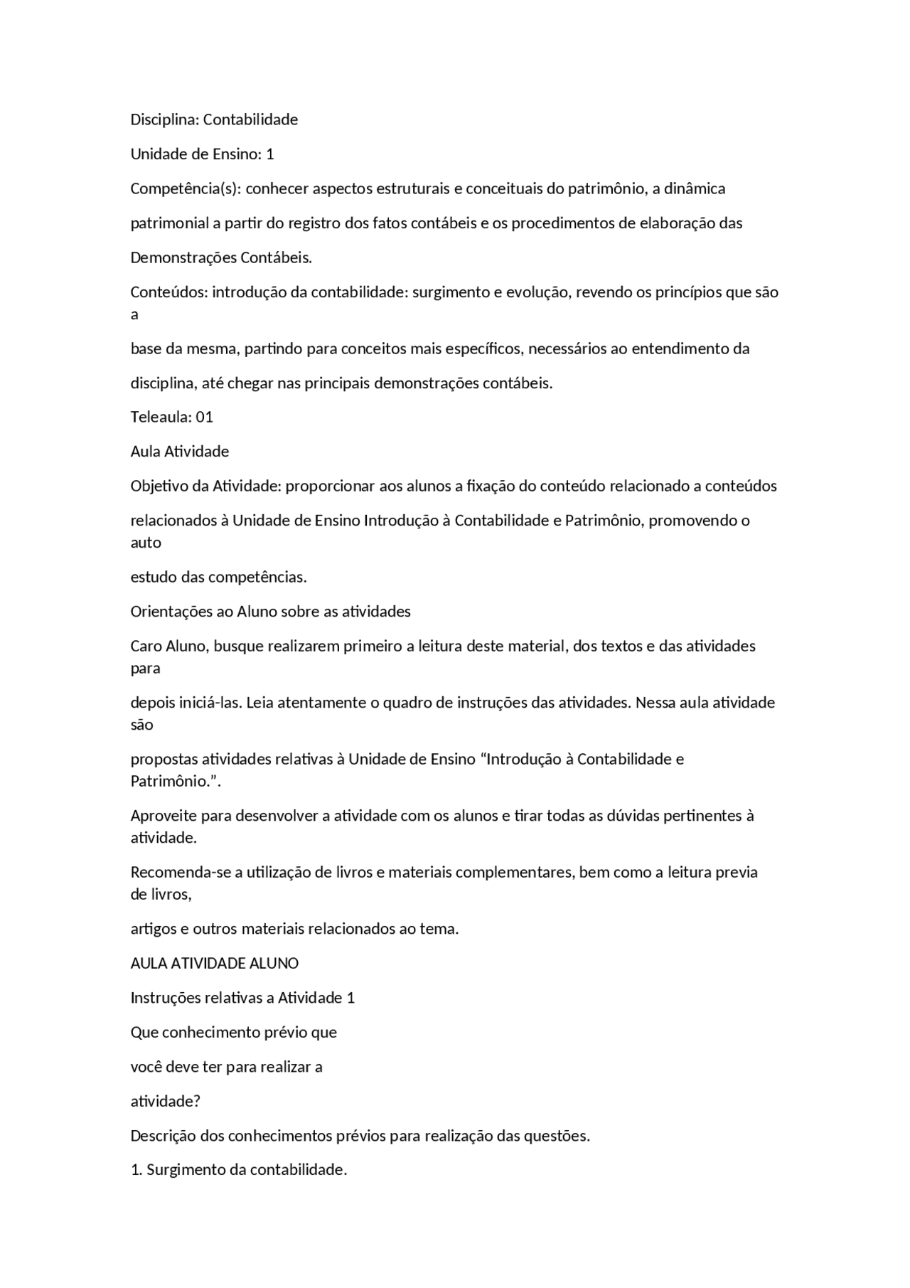 Atividade De Administraçao Docsity