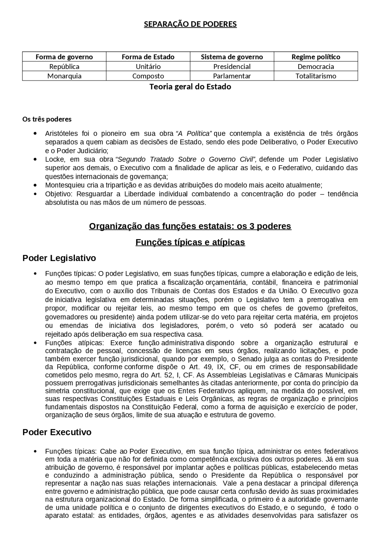 Resumo De Direito Constitucional 3 Docsity