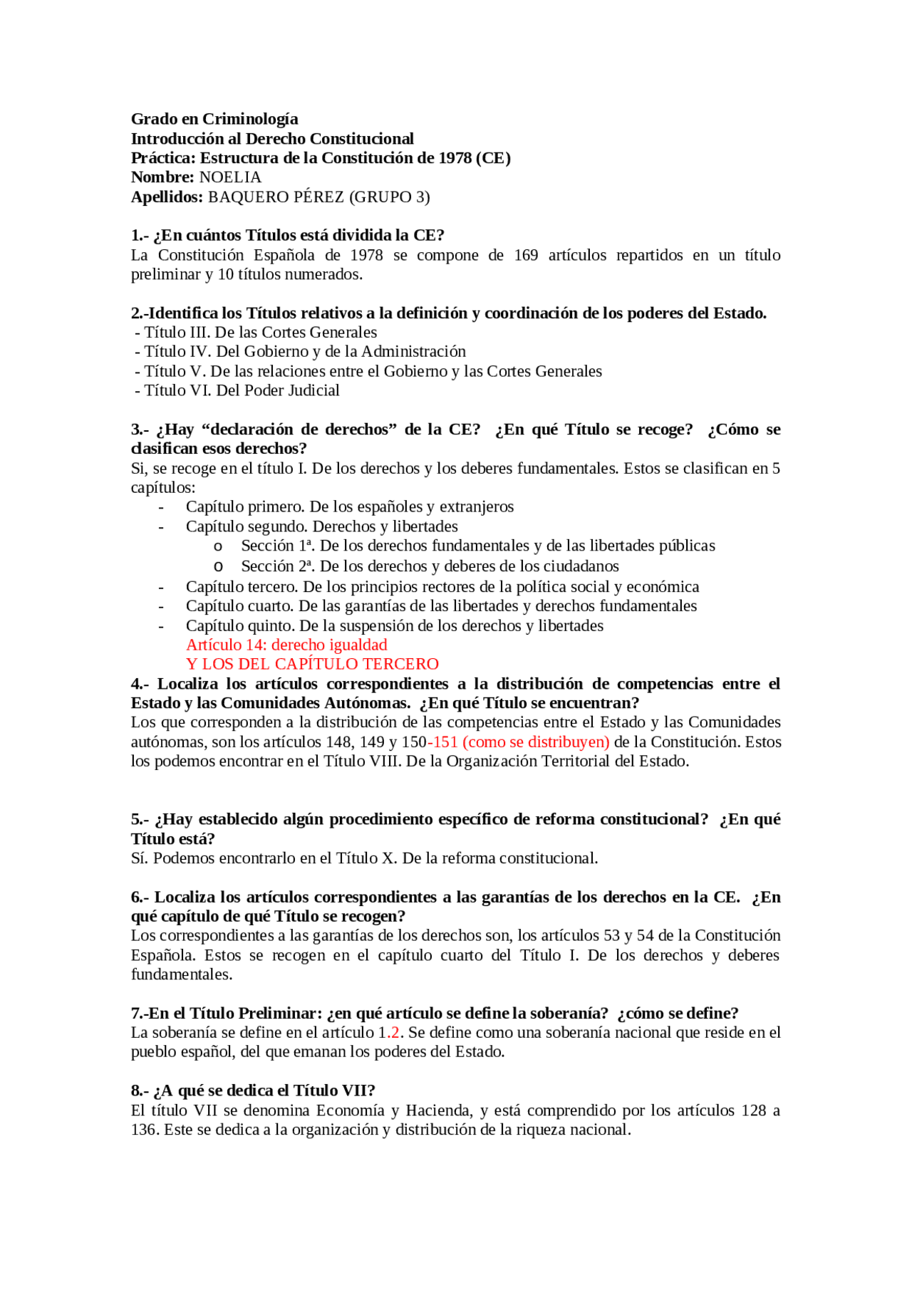 Práctica Derecho Constitucional Docsity