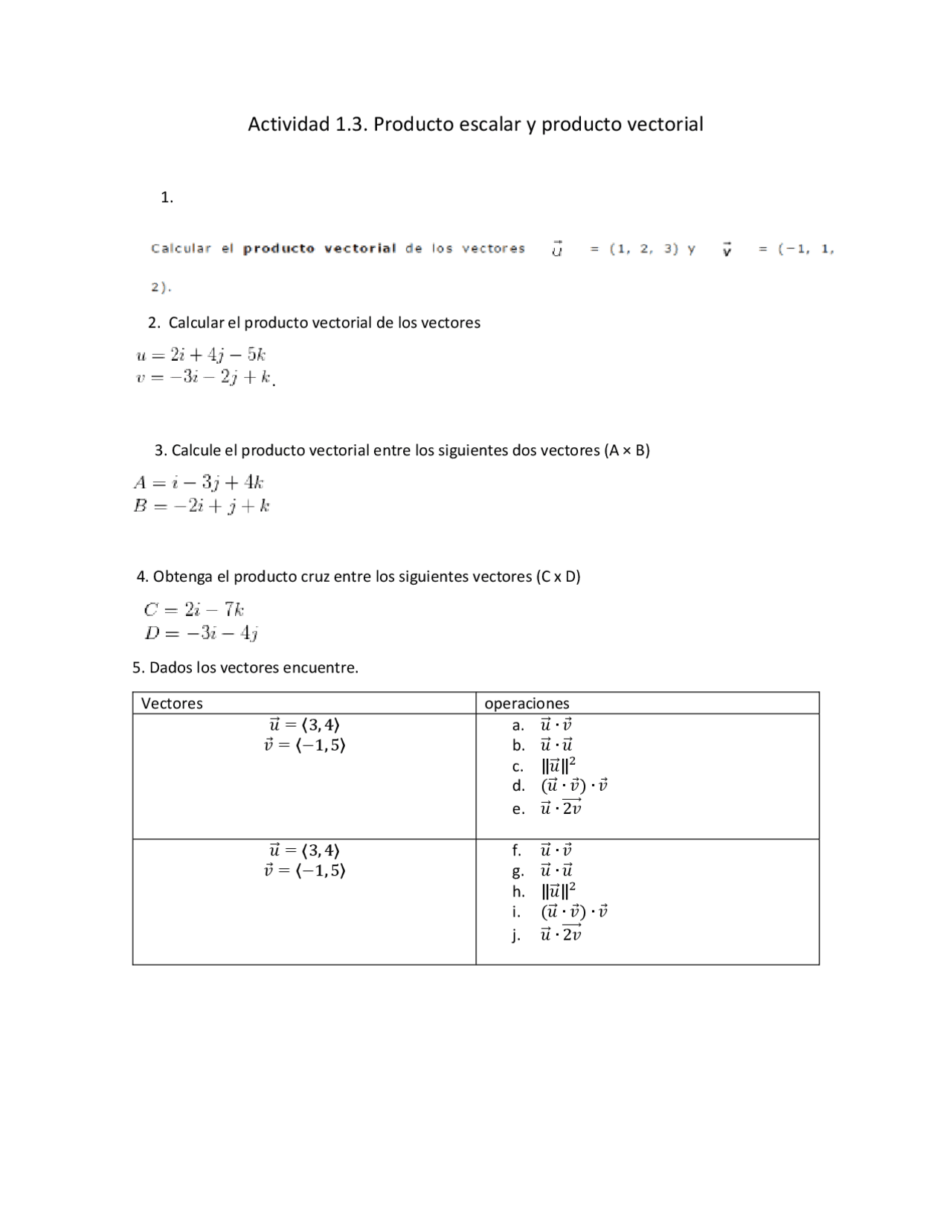 Trabajo De Vectorial Docsity