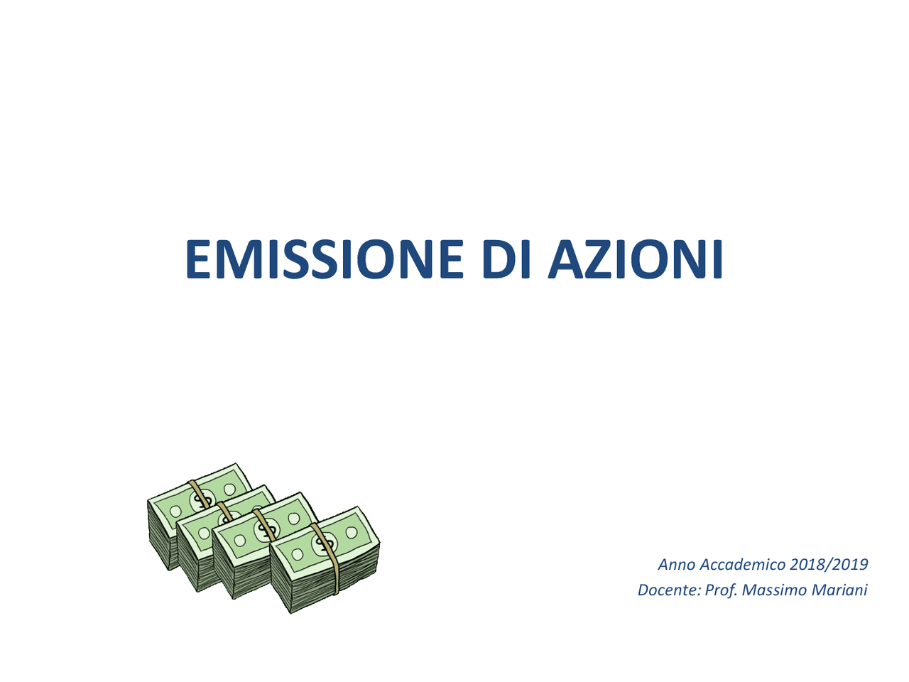 Slides Di Finanza Aziendale 2 Docsity
