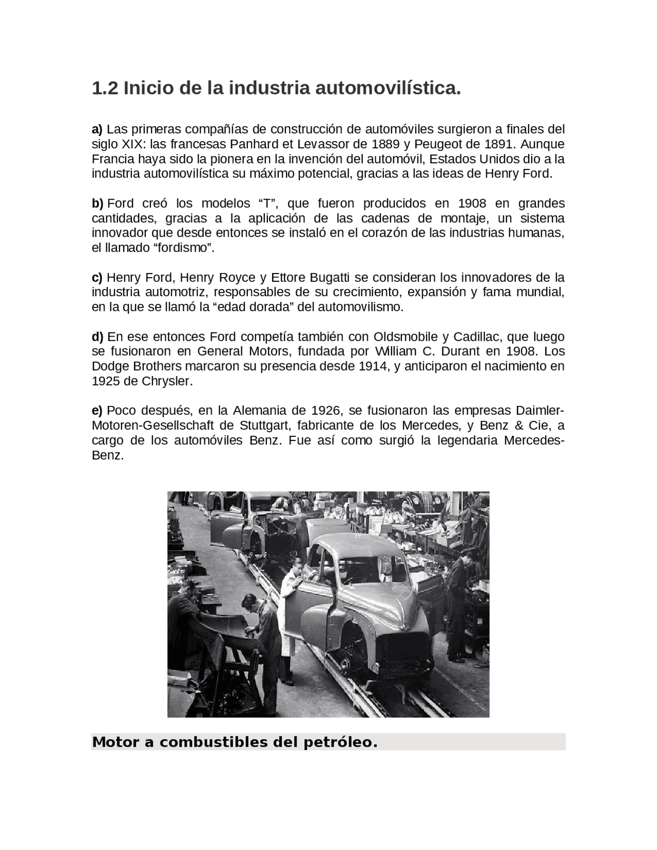 Infografia Historia Del Automovil Historia Del Automovil