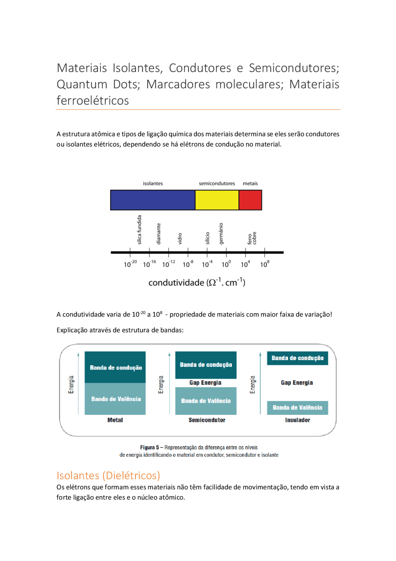 Exemplo De Condutor E Isolante O Que São Condutores E Isolantes?