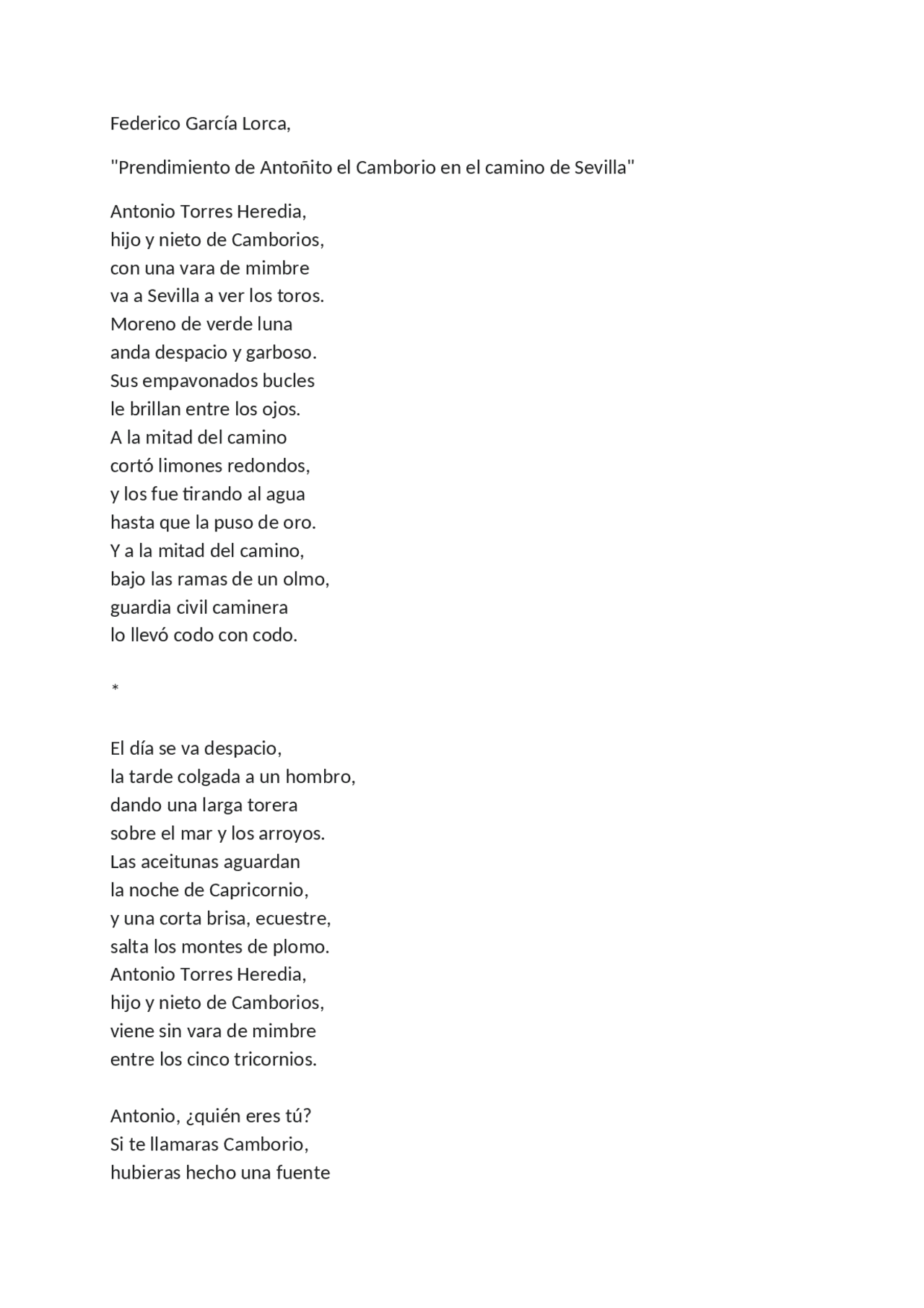 Prendimiento de Antoñito el Camborio en el camino de Sevilla di ...