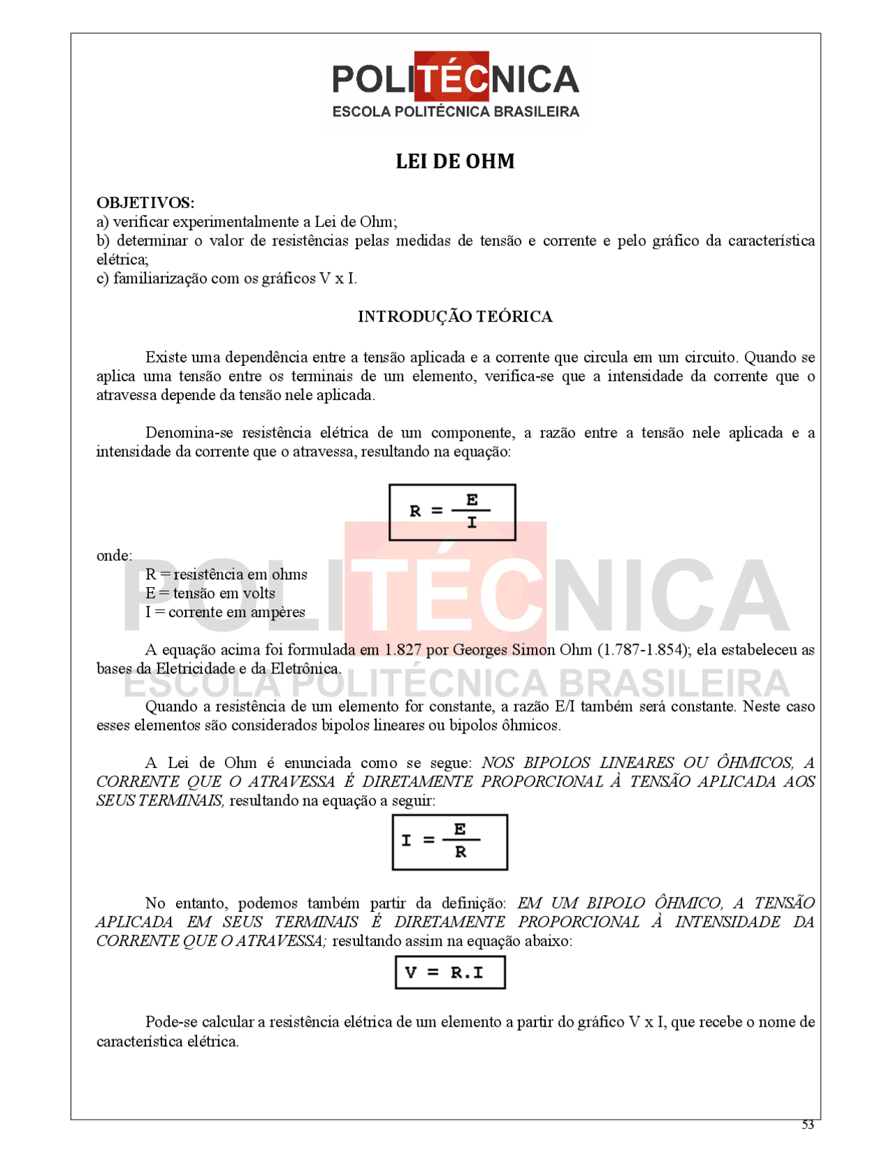 Curso Eletrotécnica Aplicada Docsity
