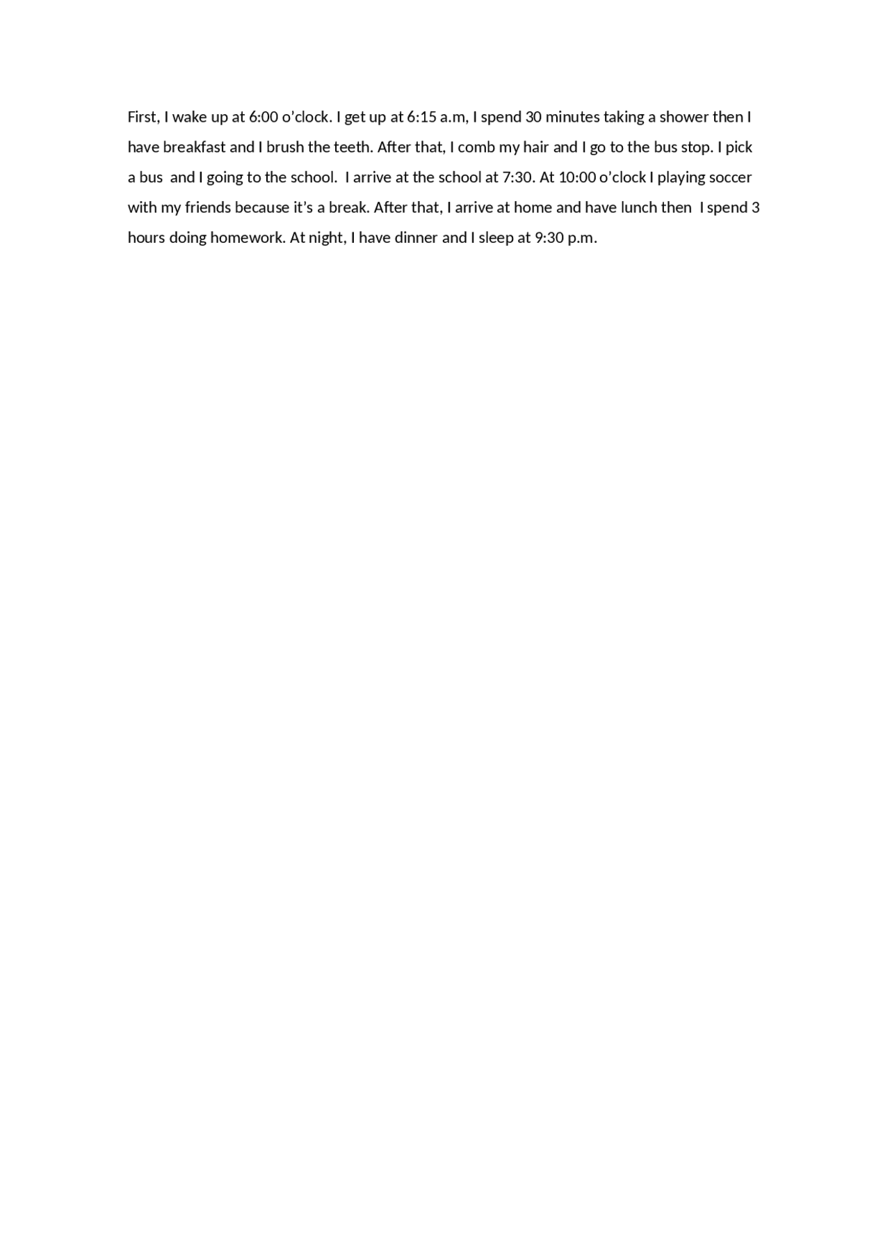 Daily Routine For Young People Apuntes De Inglés Docsity