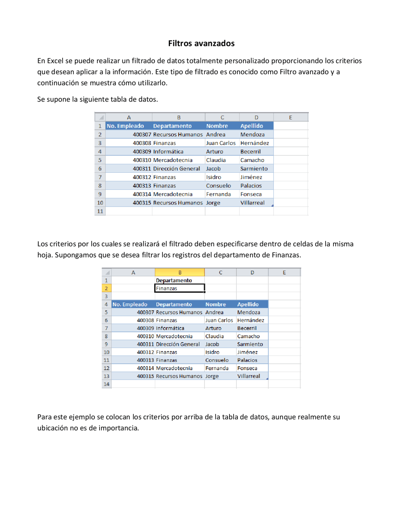 Excel Calculo Para Practicar Docsity