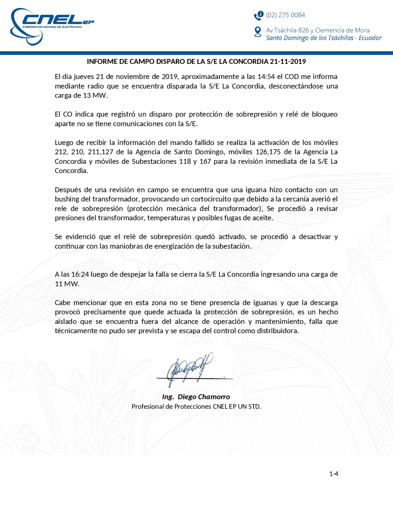 Informe de SE concordia - Docsity