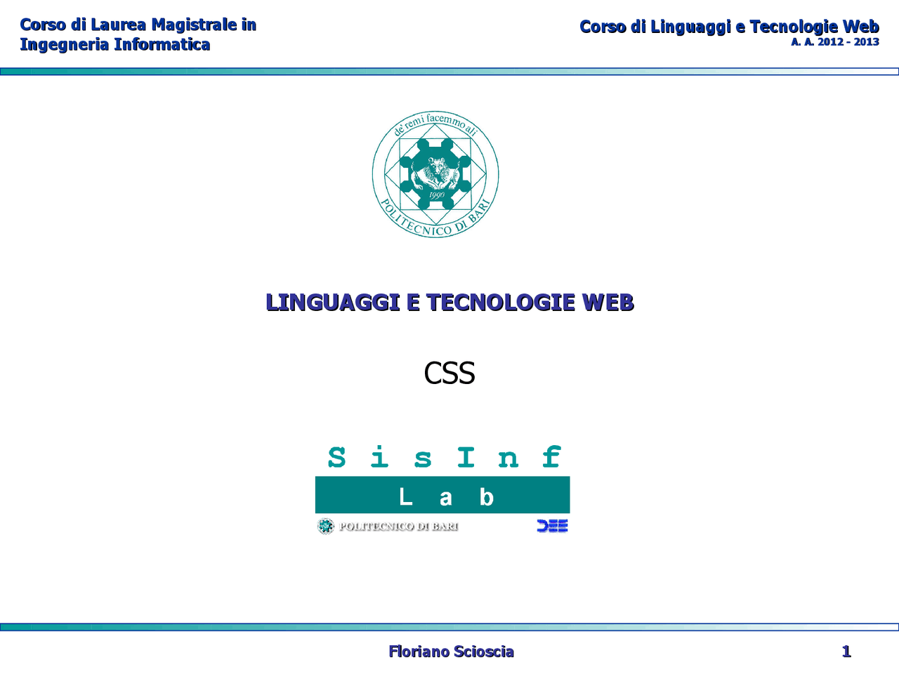 Css Dispensa Css Linguaggio Di Markup Docsity