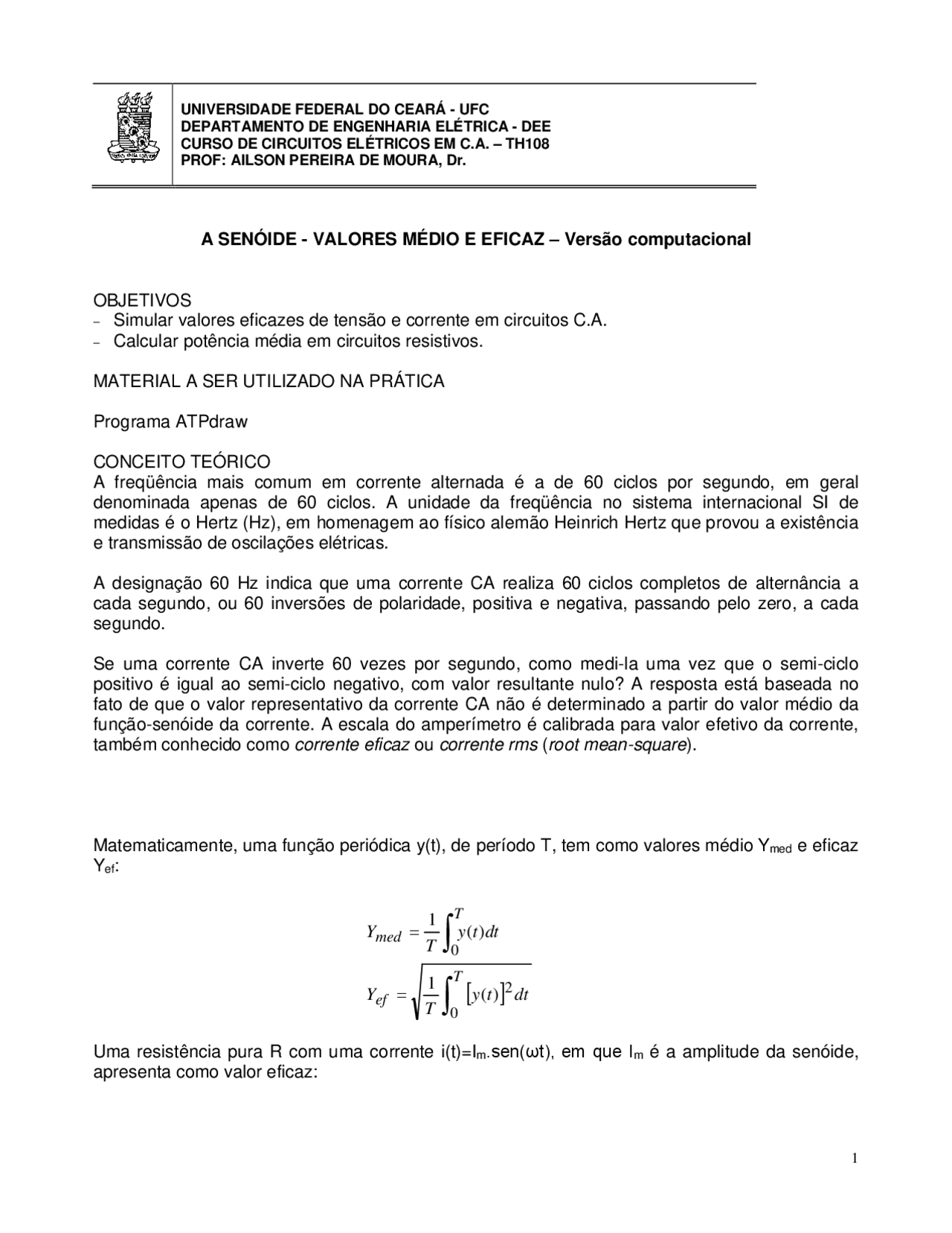 Praticas Circuitos 2 Docsity