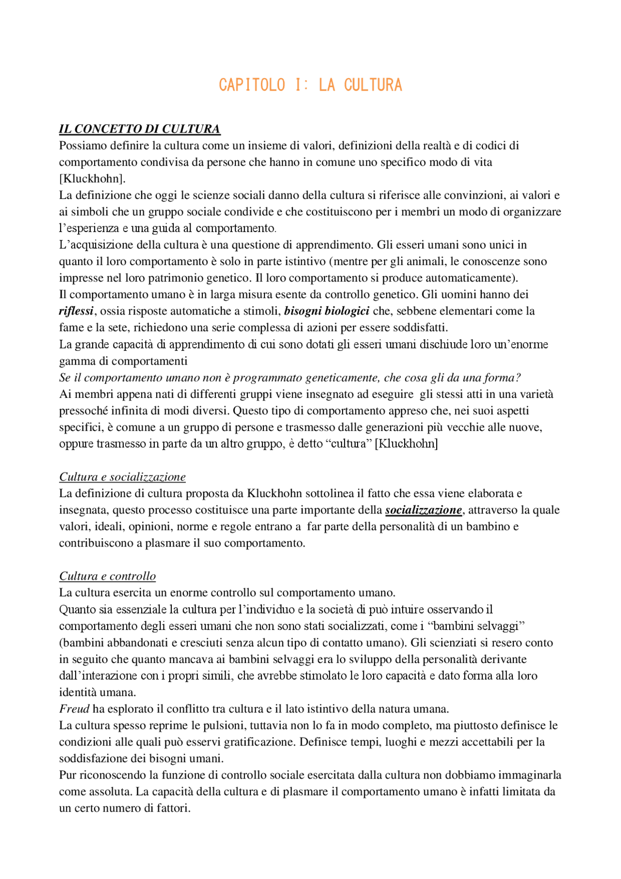 Riassunto Capitolo 2 Manuale Di Sociologia Docsity
