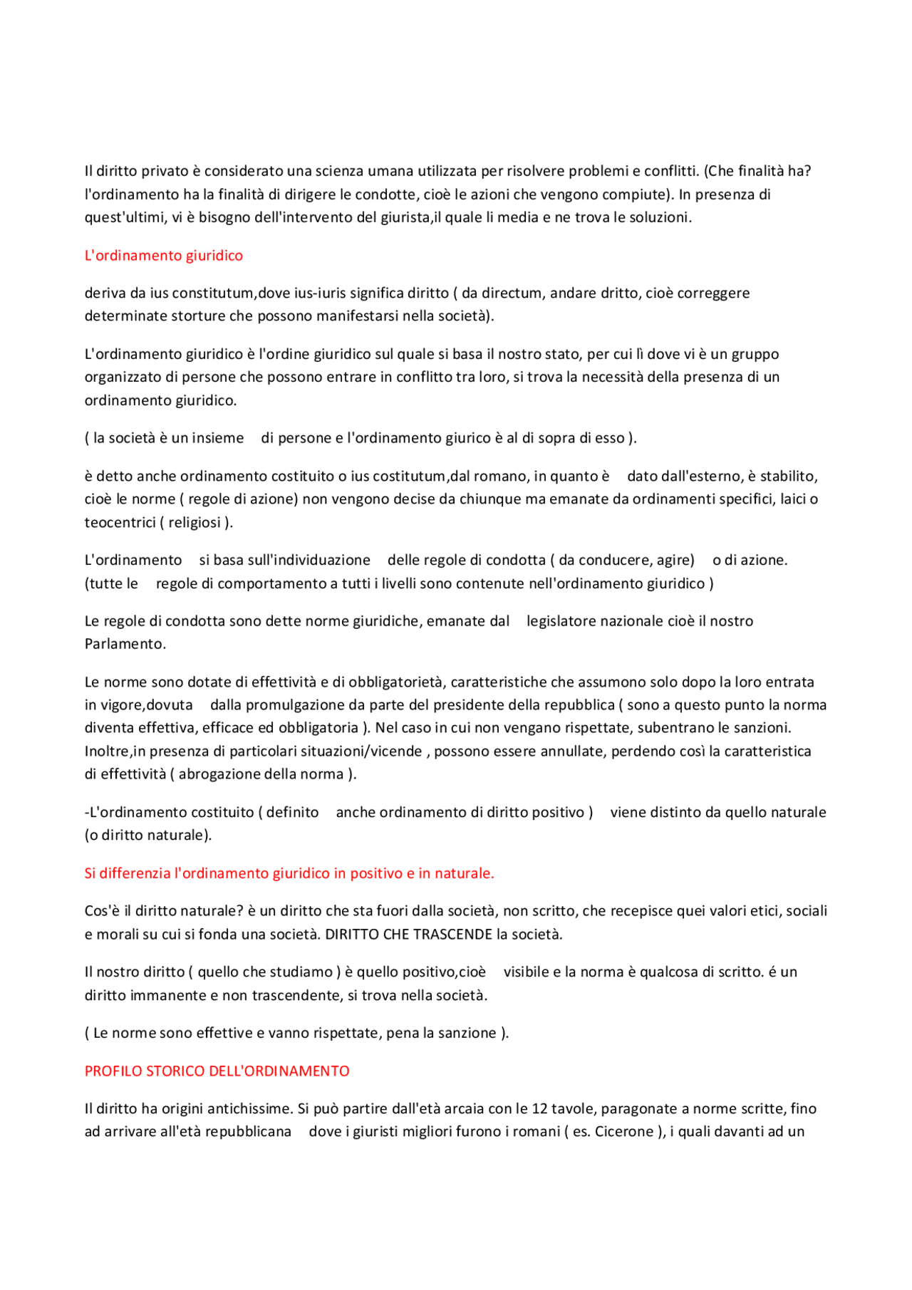 Sbobinature Di Diritto Privato Sbobinature Di Diritto Privato Docsity