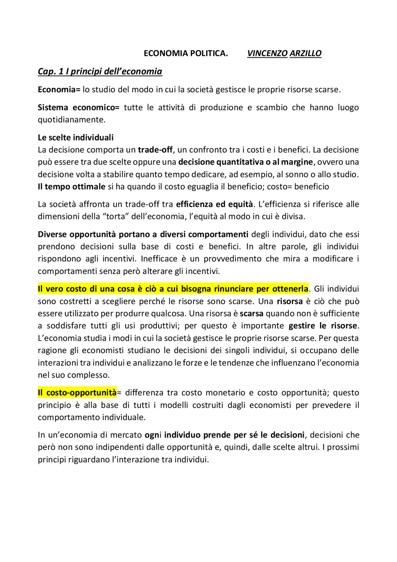 Dispensa Mankiw E Taylor Docsity