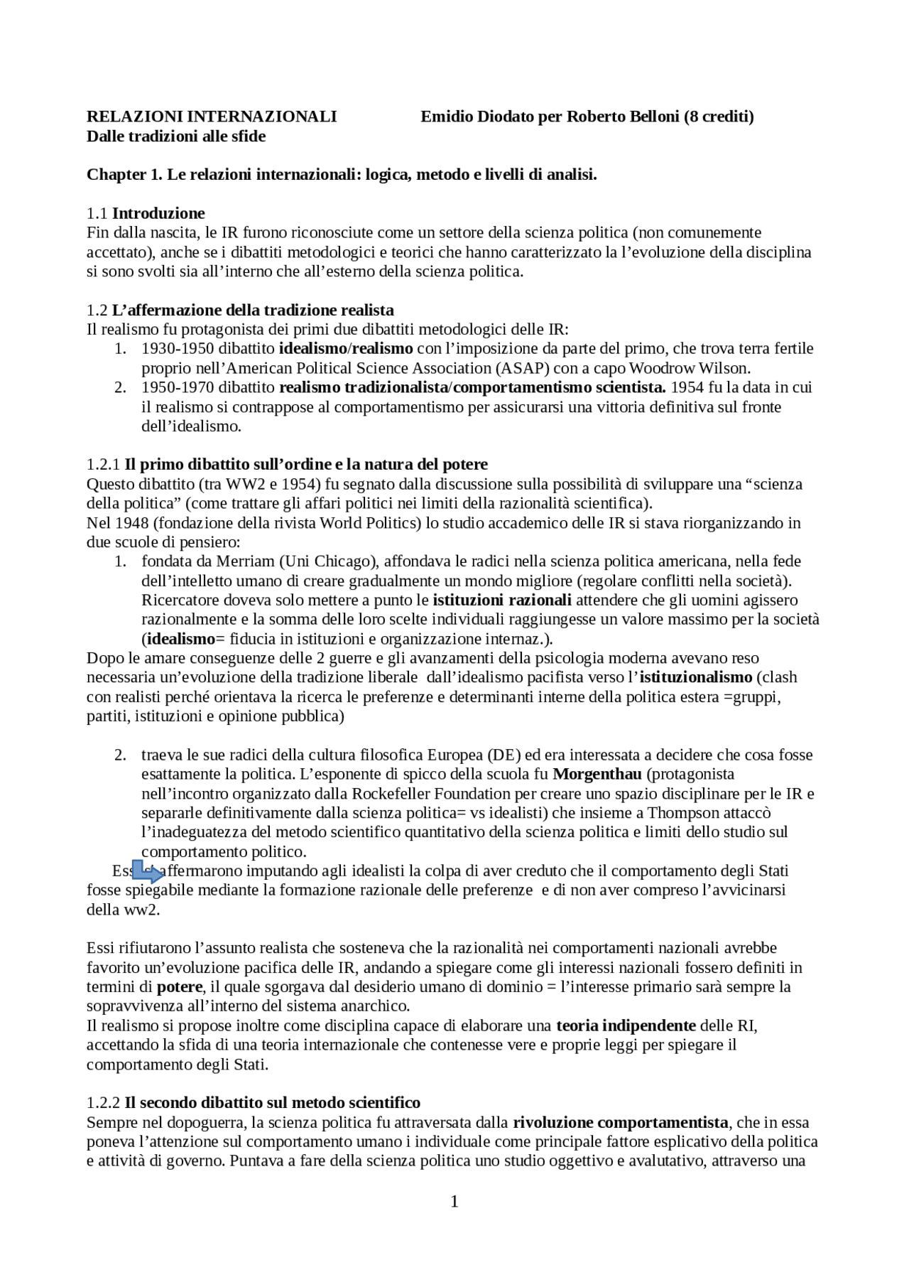 Libro Diodato Riassunto 1 Appunti Di Scienze Sociali Docsity